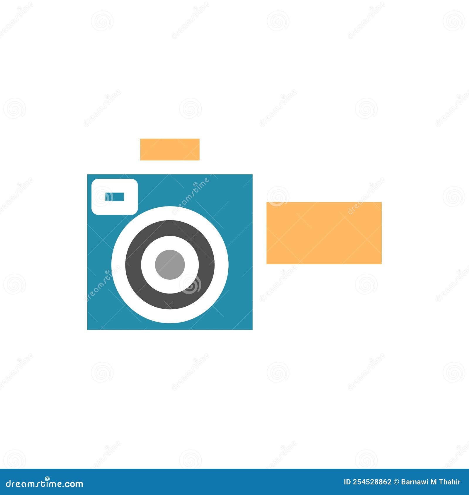 Camera Flat Icon Design Vector Stock Vector - Illustration of button ...