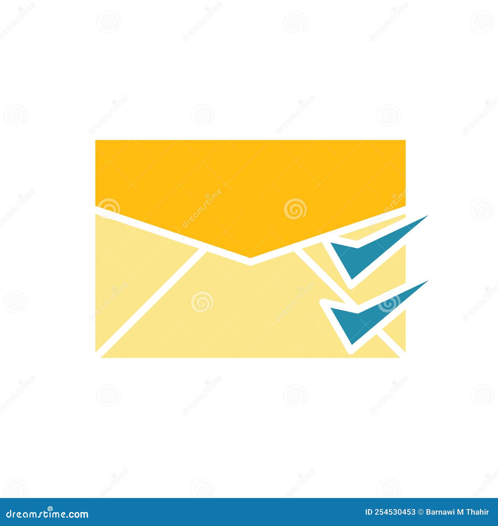Email Flat Icon Design Vector Stock Vector - Illustration of send ...