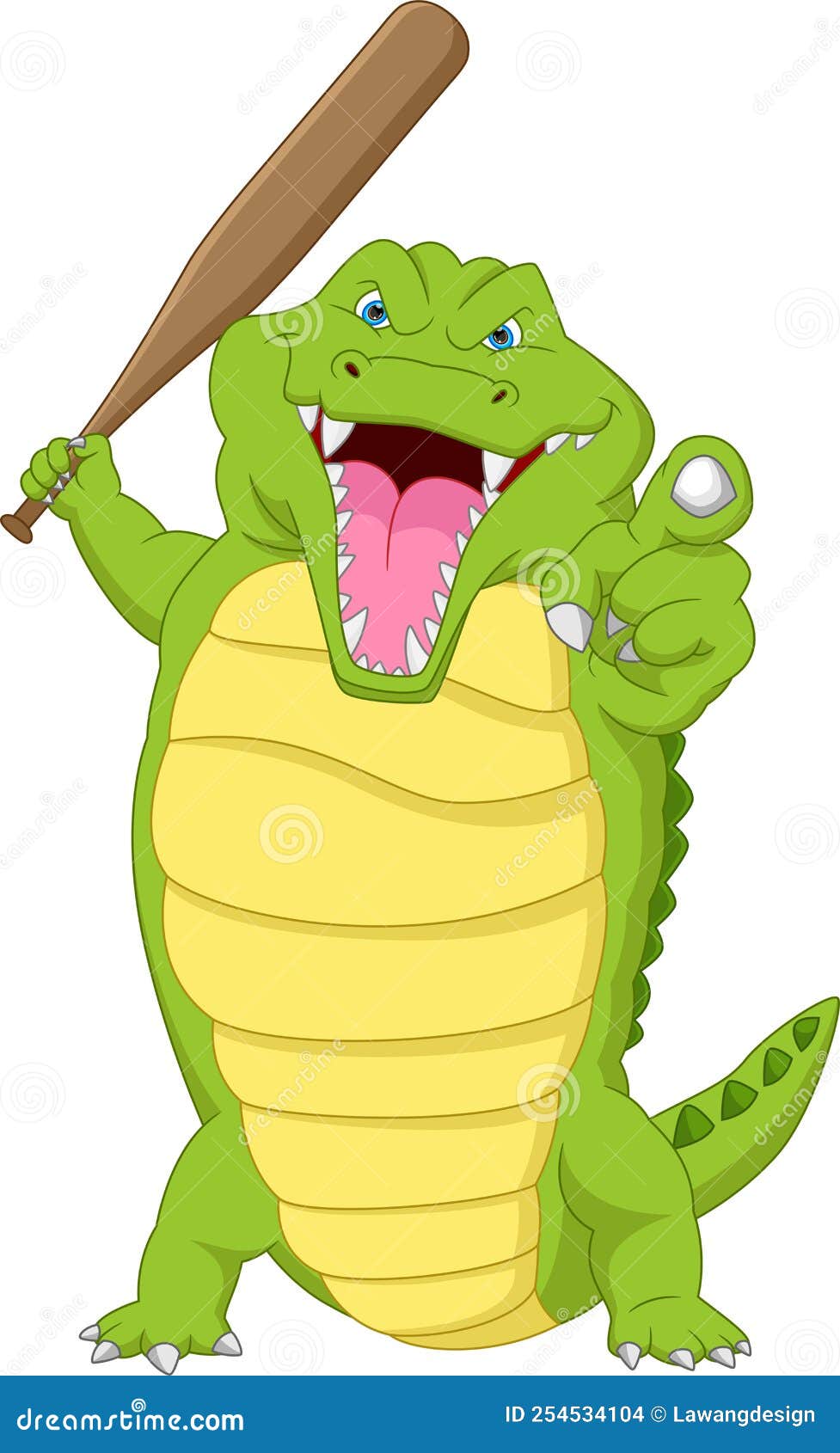 Angry Crocodile Cartoon