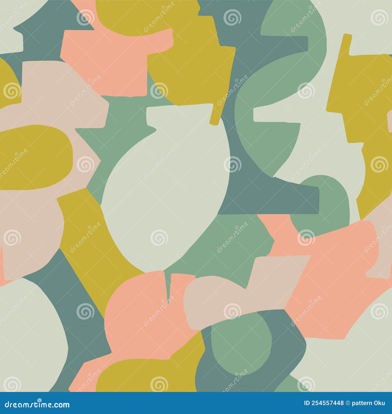 Vector Contemporary Modern Geometric Shapes Layers Illustration Art ...