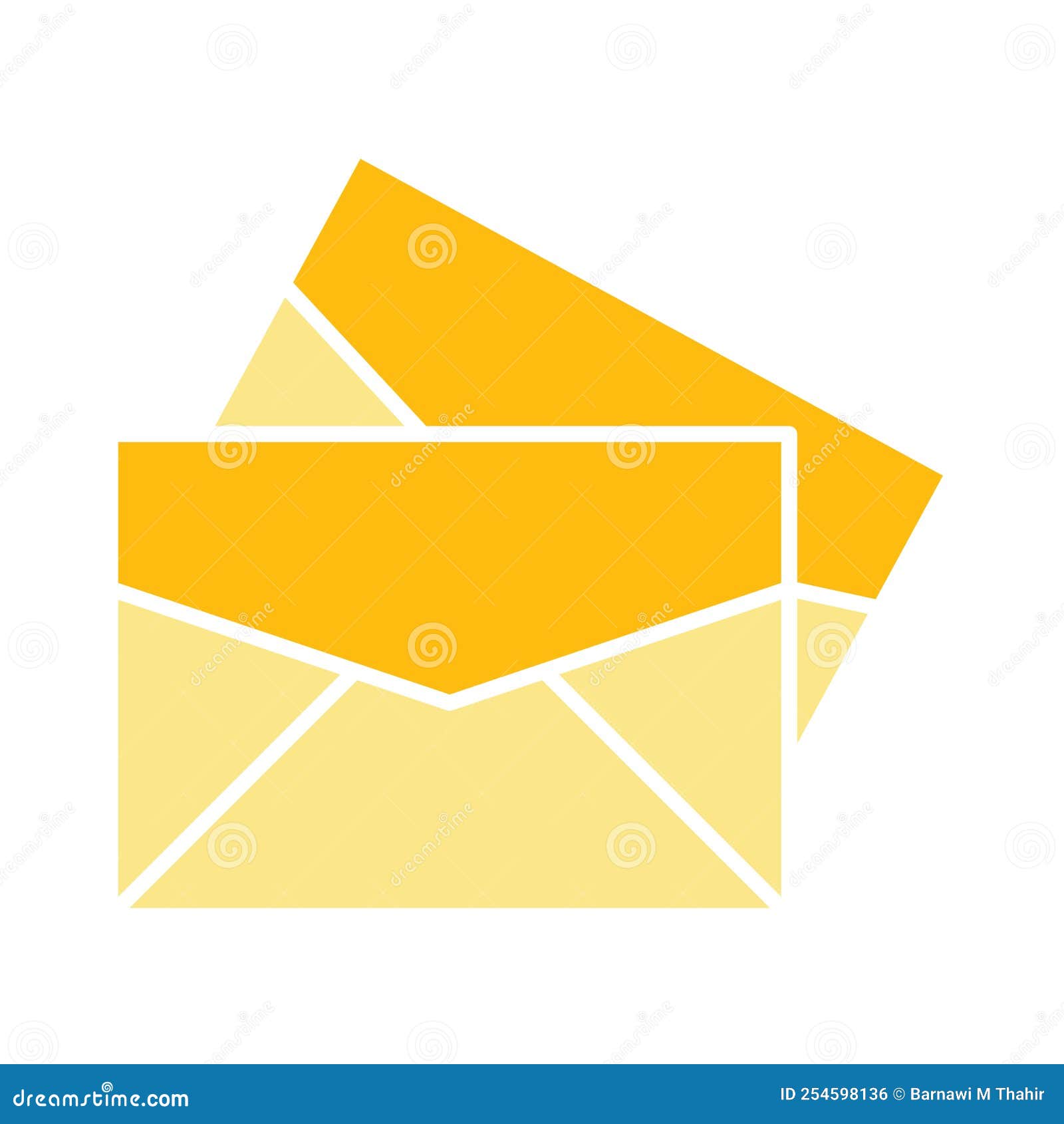 Email Flat Icon Design Vector Stock Vector - Illustration of confirm ...