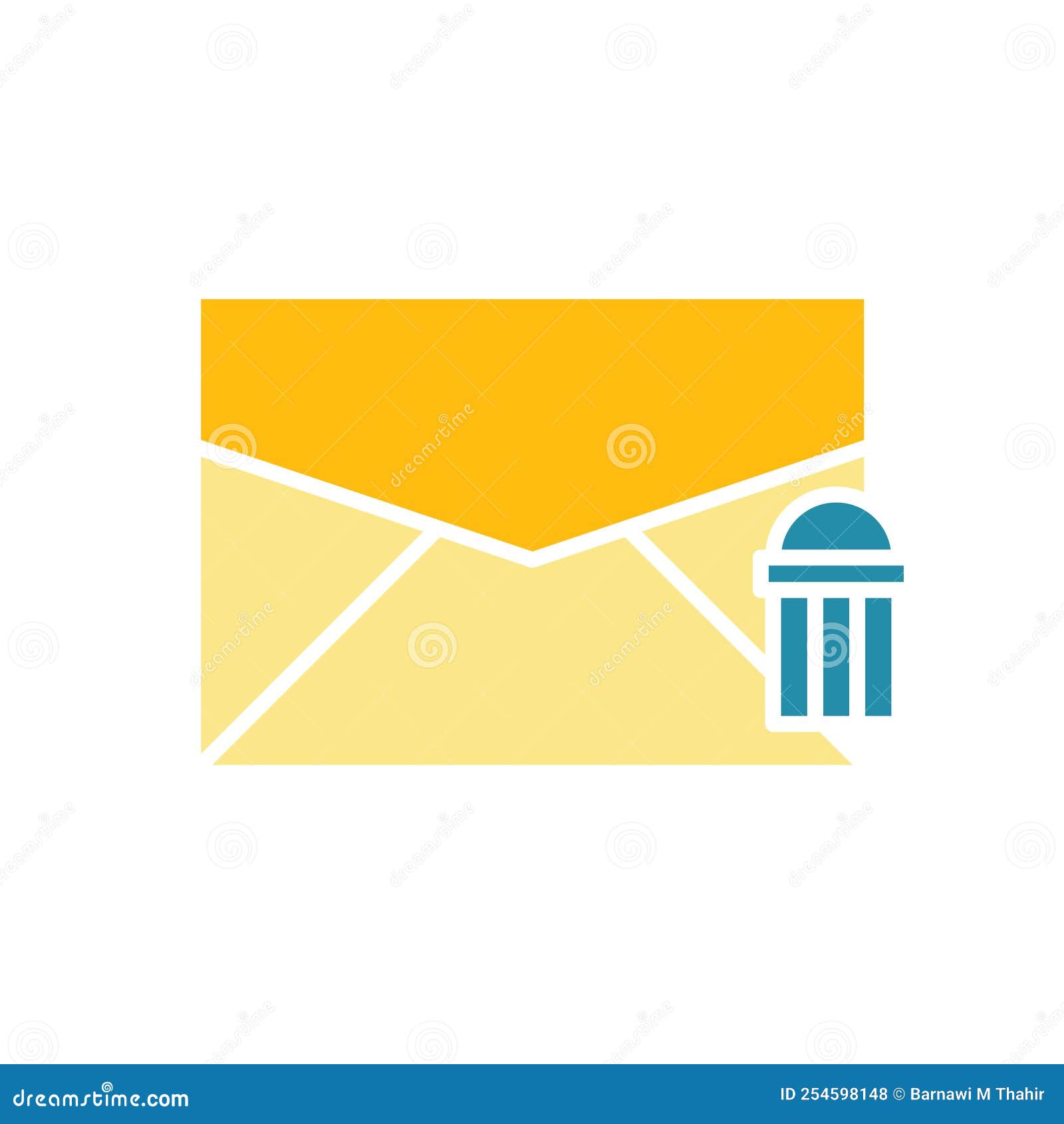 Email Flat Icon Design Vector Stock Vector - Illustration of email ...
