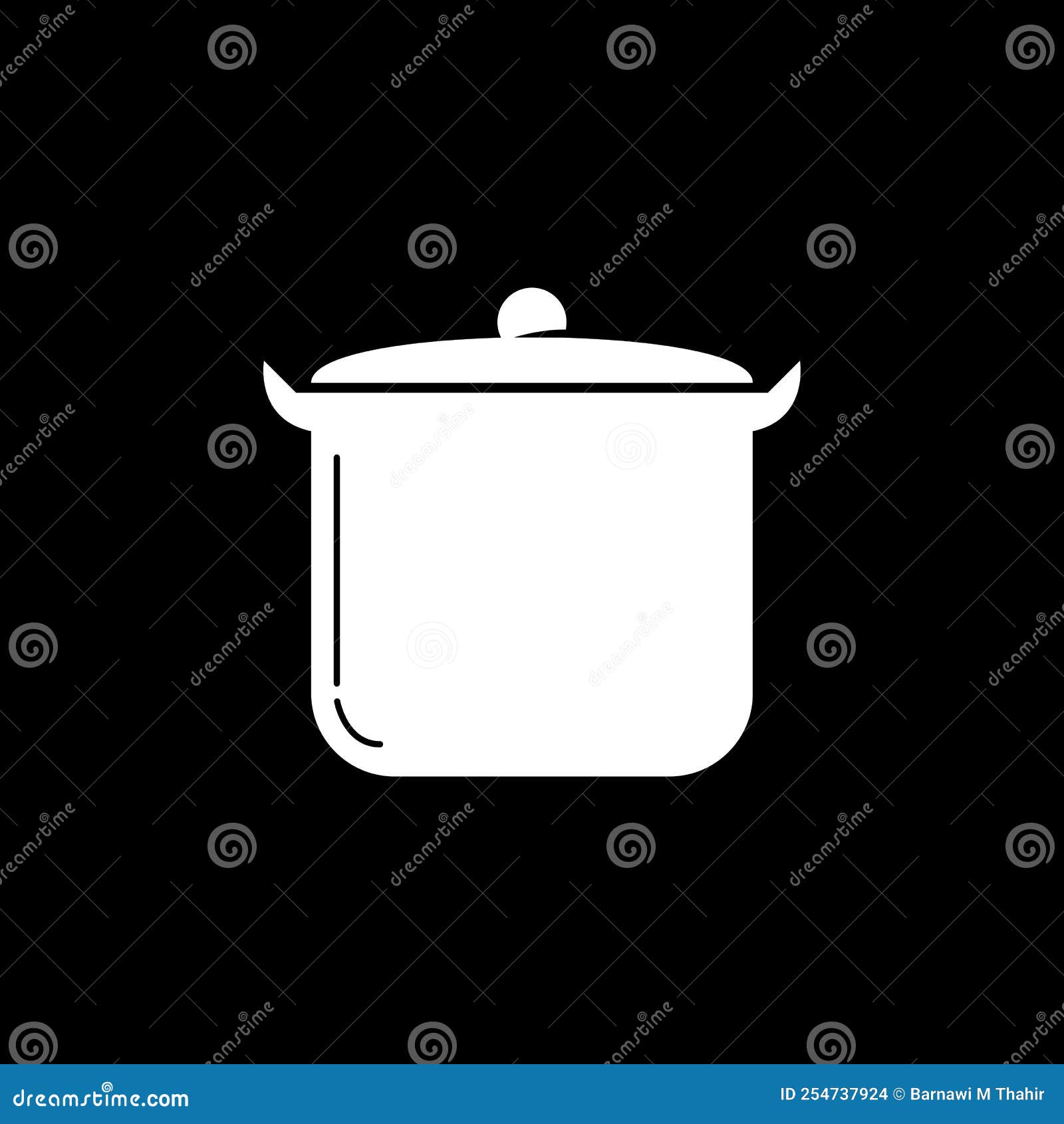 Pan Simple Icon Vector Design Stock Vector - Illustration of dinner ...