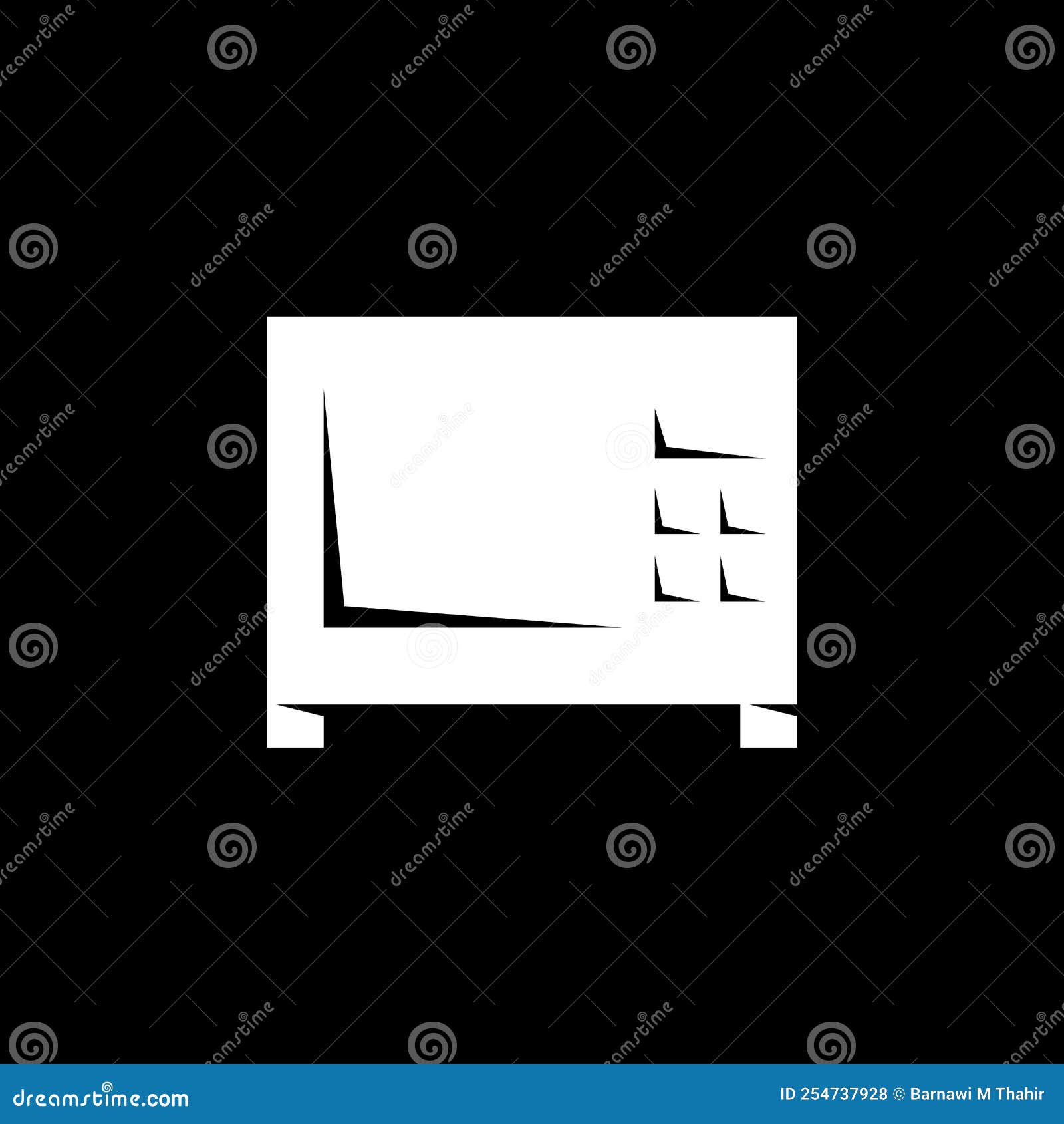 Oven Simple Icon Vector Design Stock Vector - Illustration of stove ...
