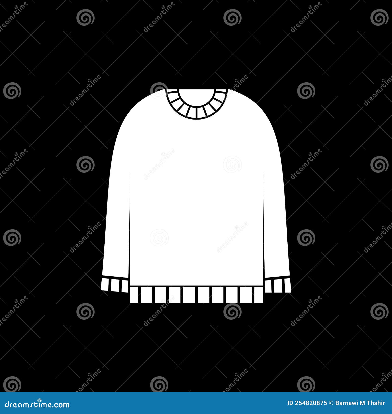 Sweater Simple Icon Vector Design Stock Vector - Illustration of back ...
