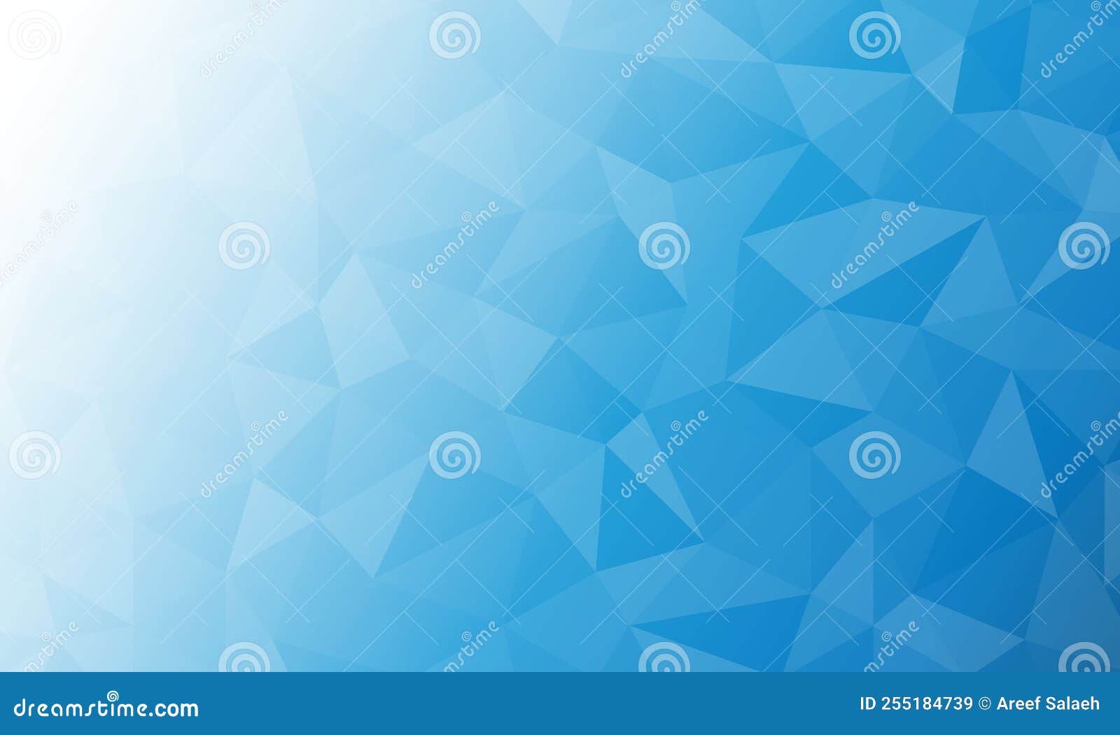 Light Blue Sky and White Abstract Geometric Triangles and Polygon Style Background. Stock Vector ...