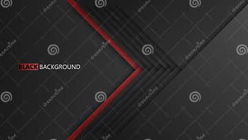 Creative Black Red Background Abstract Vector Design Stock Vector ...