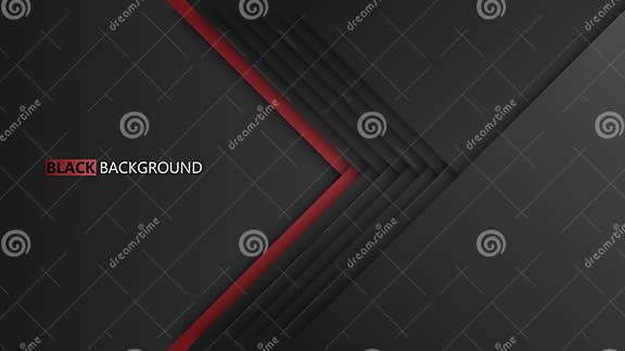 Creative Black Red Background Abstract Vector Design Stock Vector ...