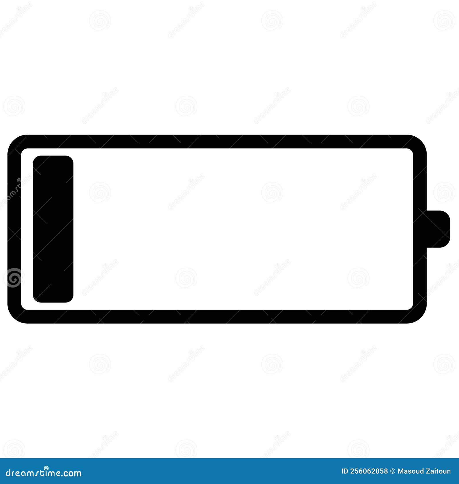 Battery Icon Vector . Charge from Low To High Stock Vector ...