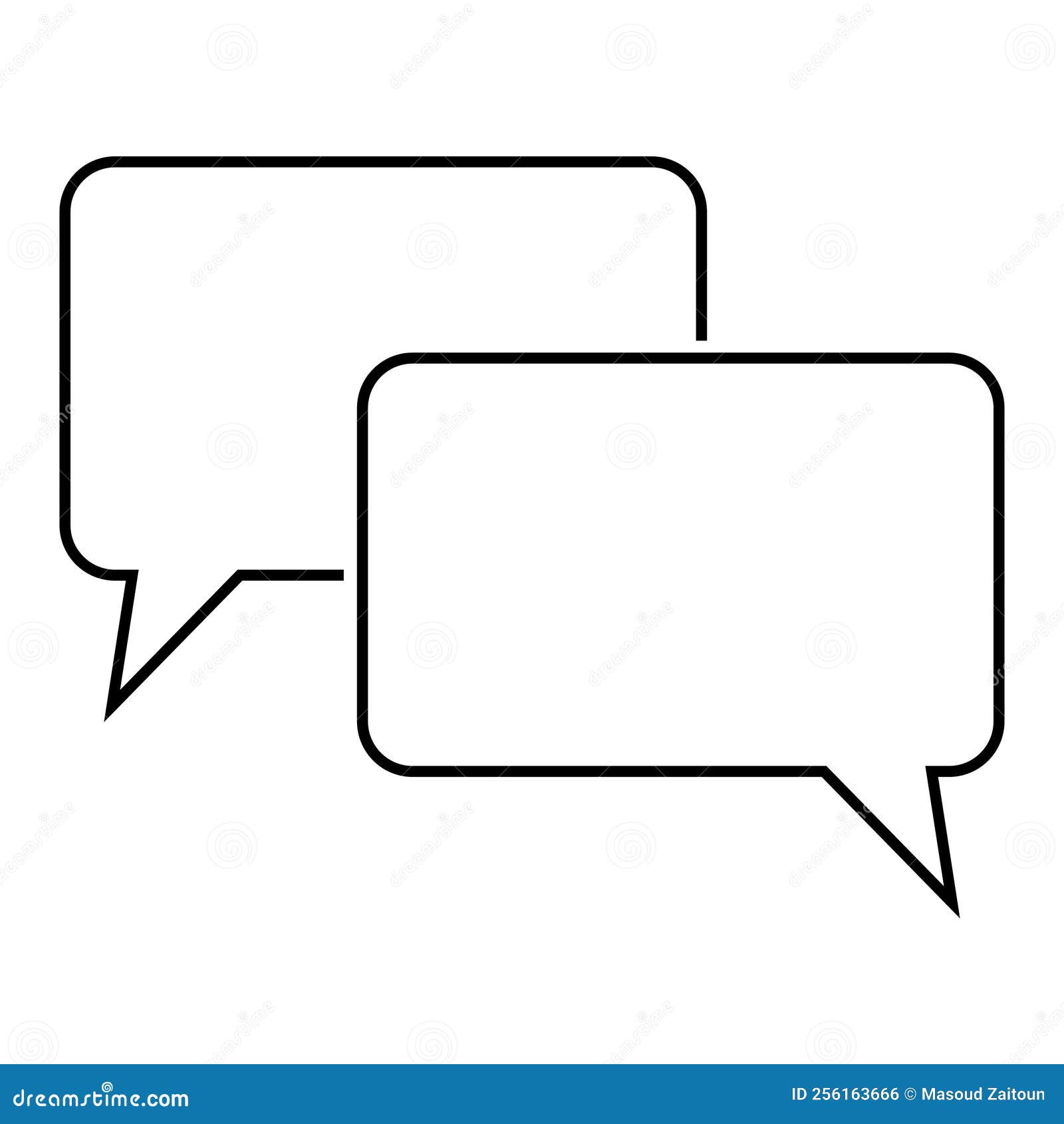 Comment Icon Vector, Chat Message Symbol, Speech Bubble Sign Stock Vector - Illustration of ...