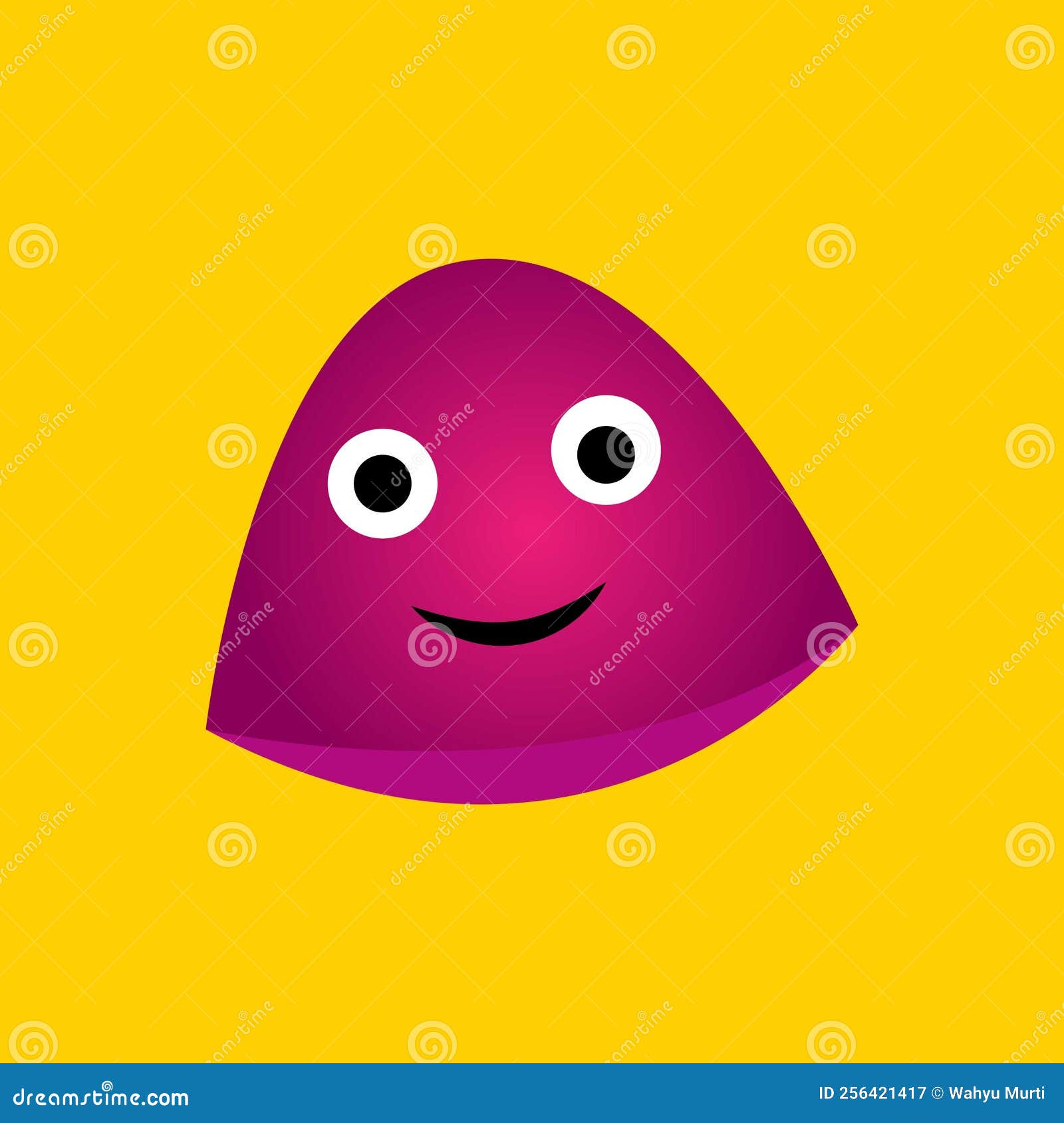 Illustration of an Angled Triangle Happy Icon Design for Animation ...