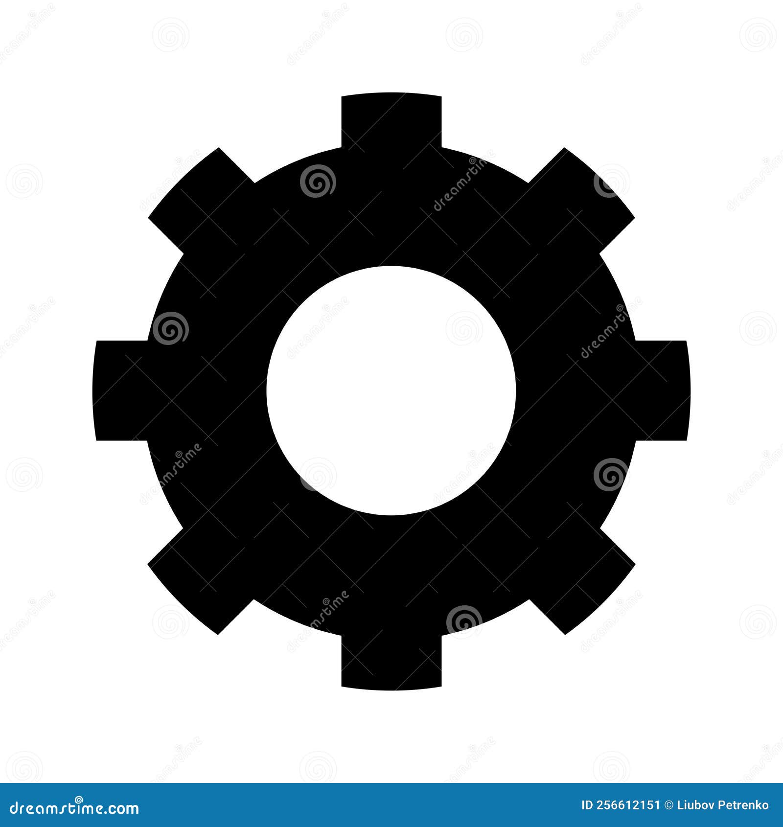Cog Icon Gear Wheel Symbol Icon Settings Wheel Stock Vector ...