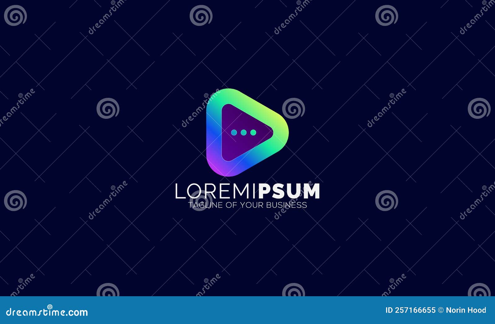 Media Icon, Video Logo Design Template Stock Illustration ...