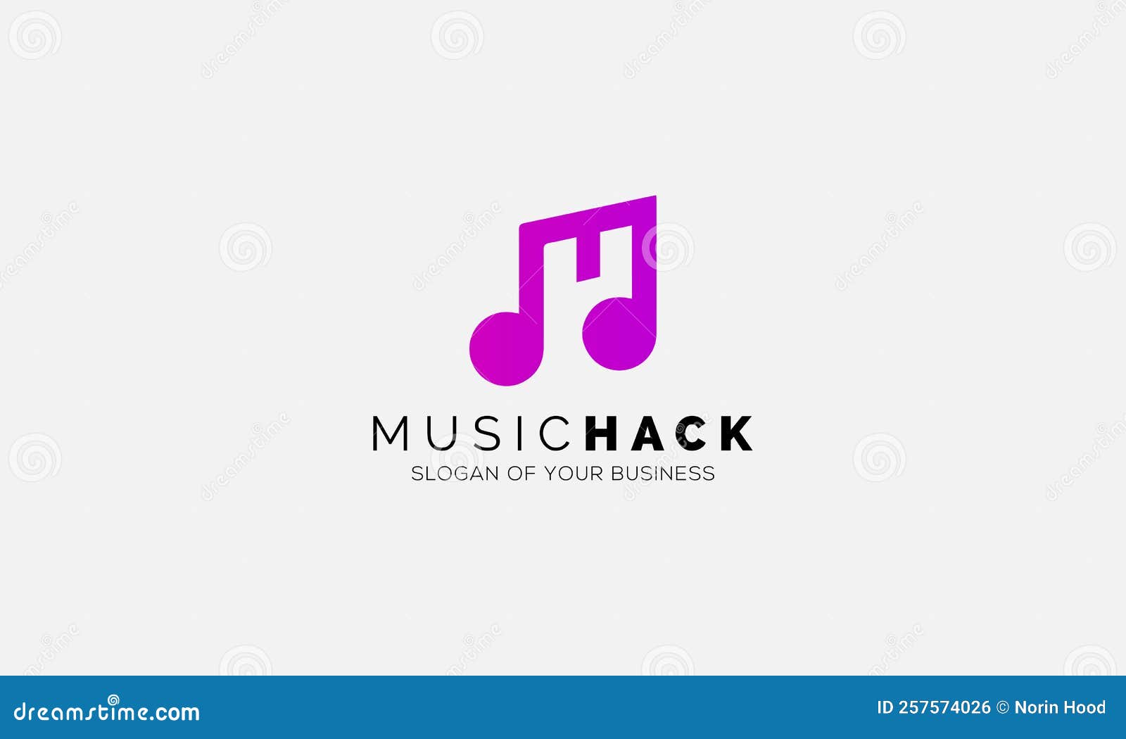 Modern Music MH Letter Logo Design Icon Stock Illustration ...