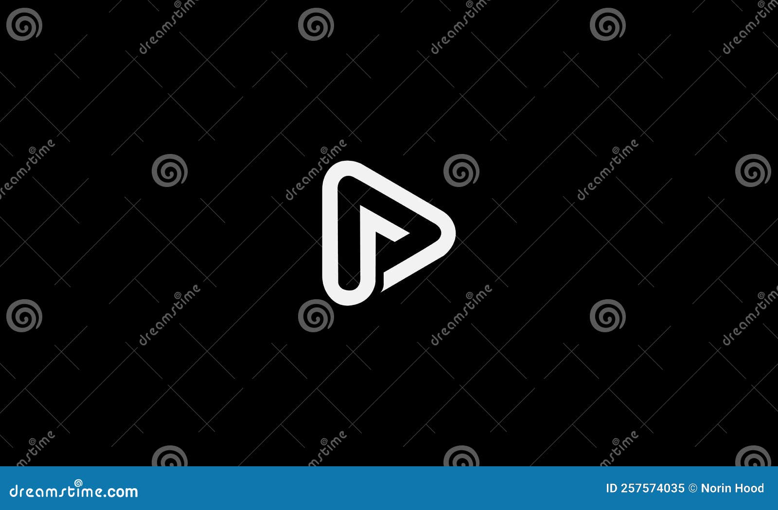 Creative Play Music Concept Logo Design Template Stock Illustration ...