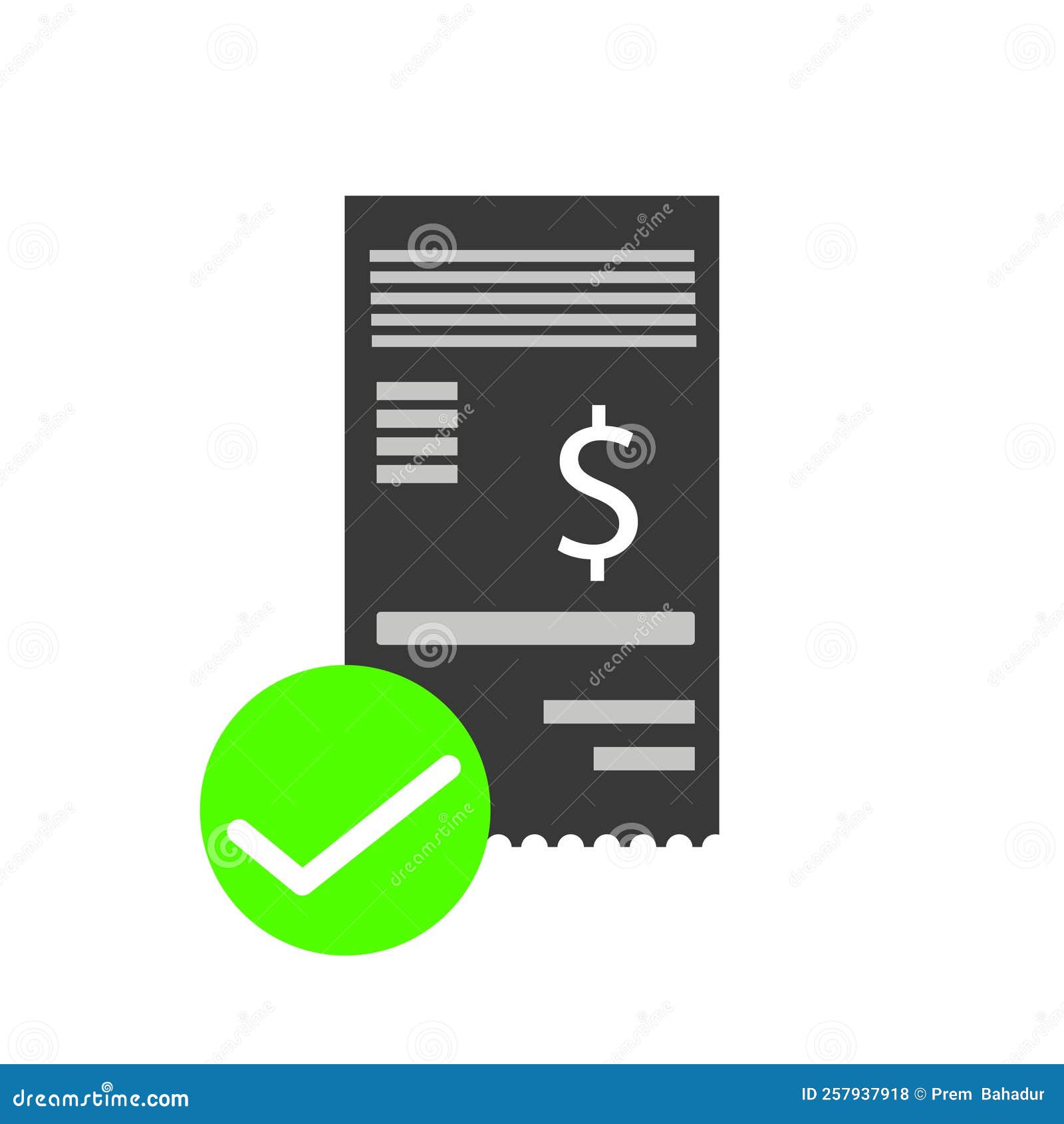 Invoice, Bill Icon Suitable for Info Graphics, Websites and Print Media ...