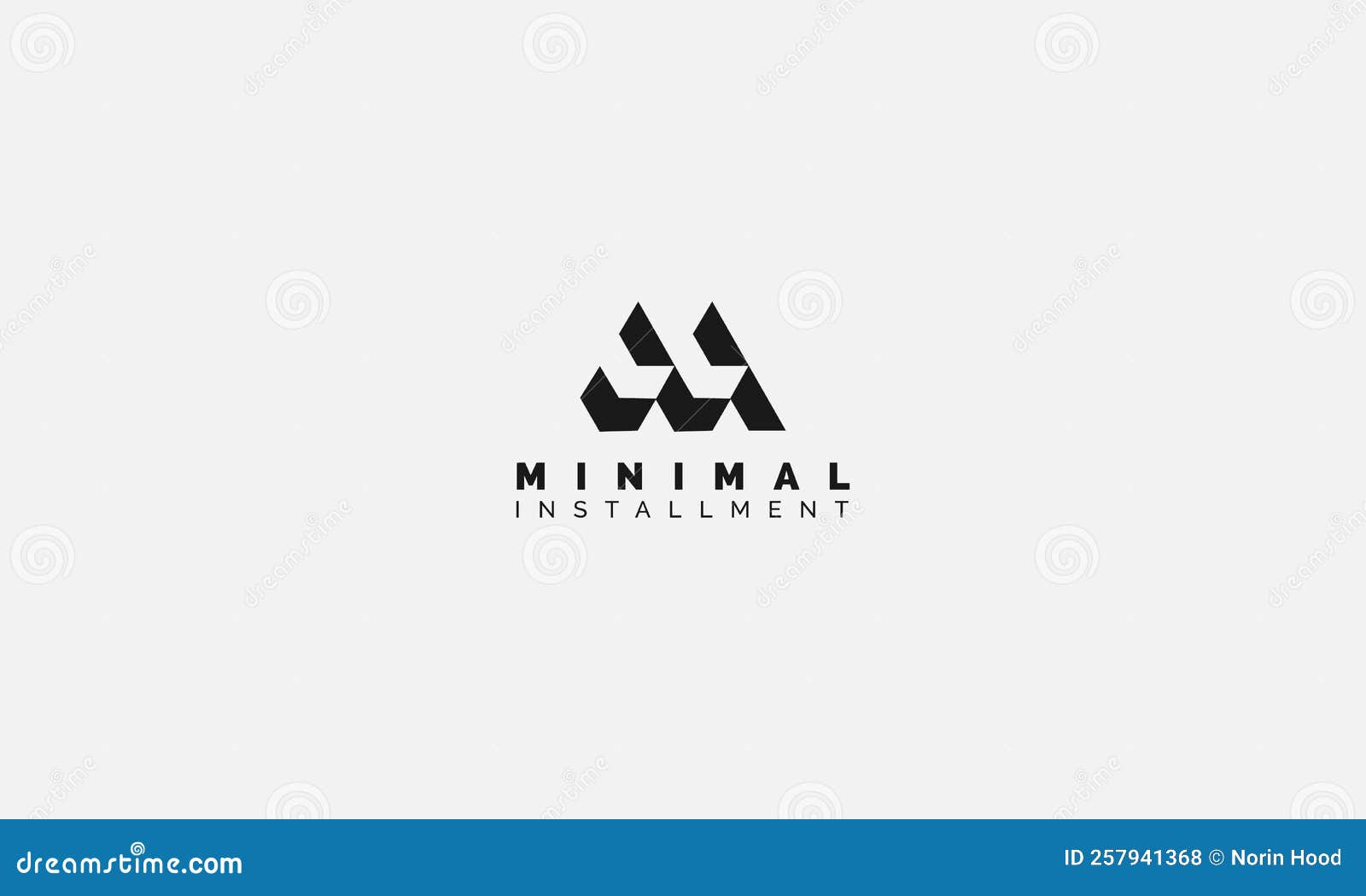 Letter M Line Logo Design. Linear Creative Minimal Monochrome Monogram ...