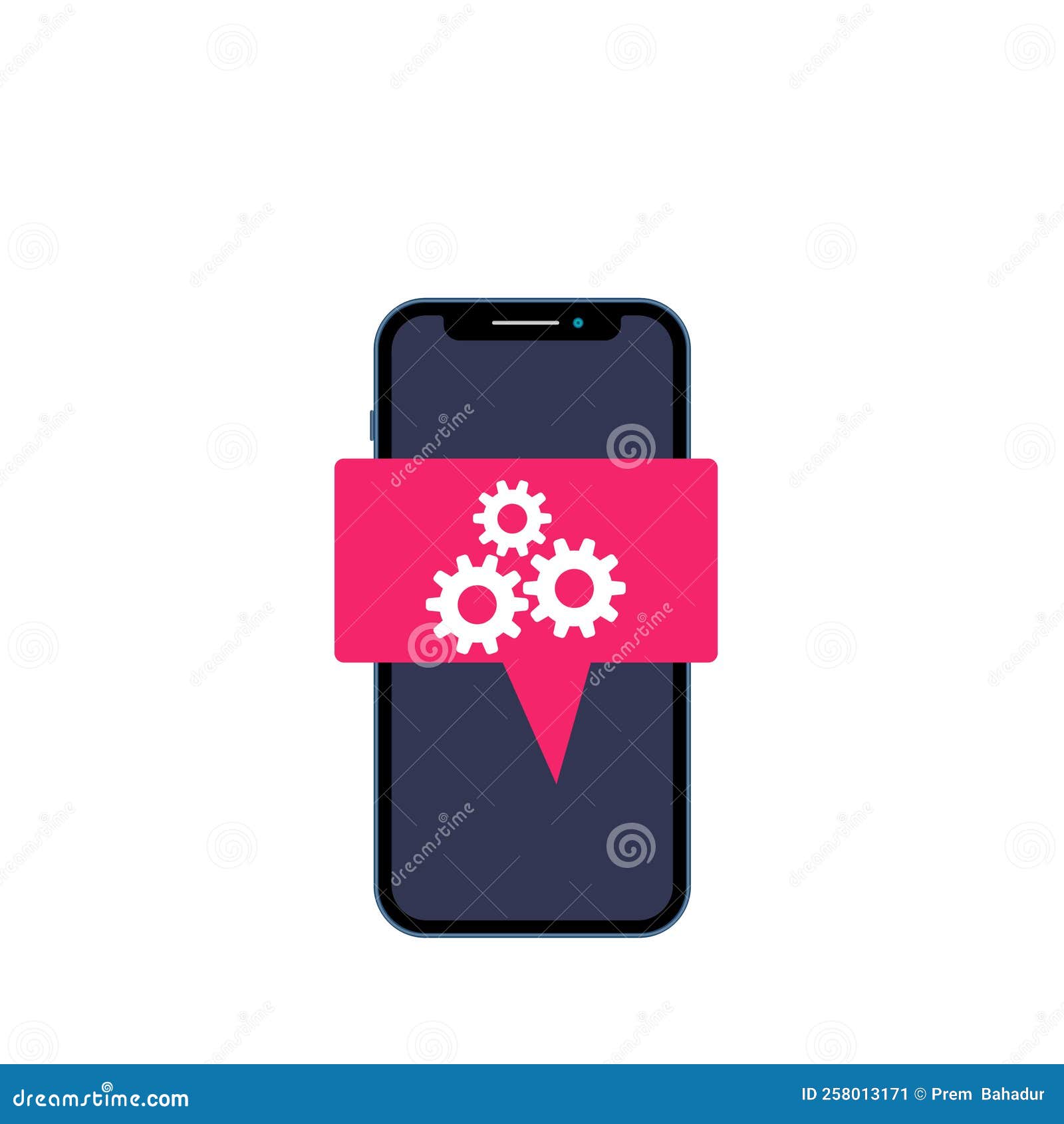 Installation and Support Icon, Flat Design Best Icon Stock Illustration ...