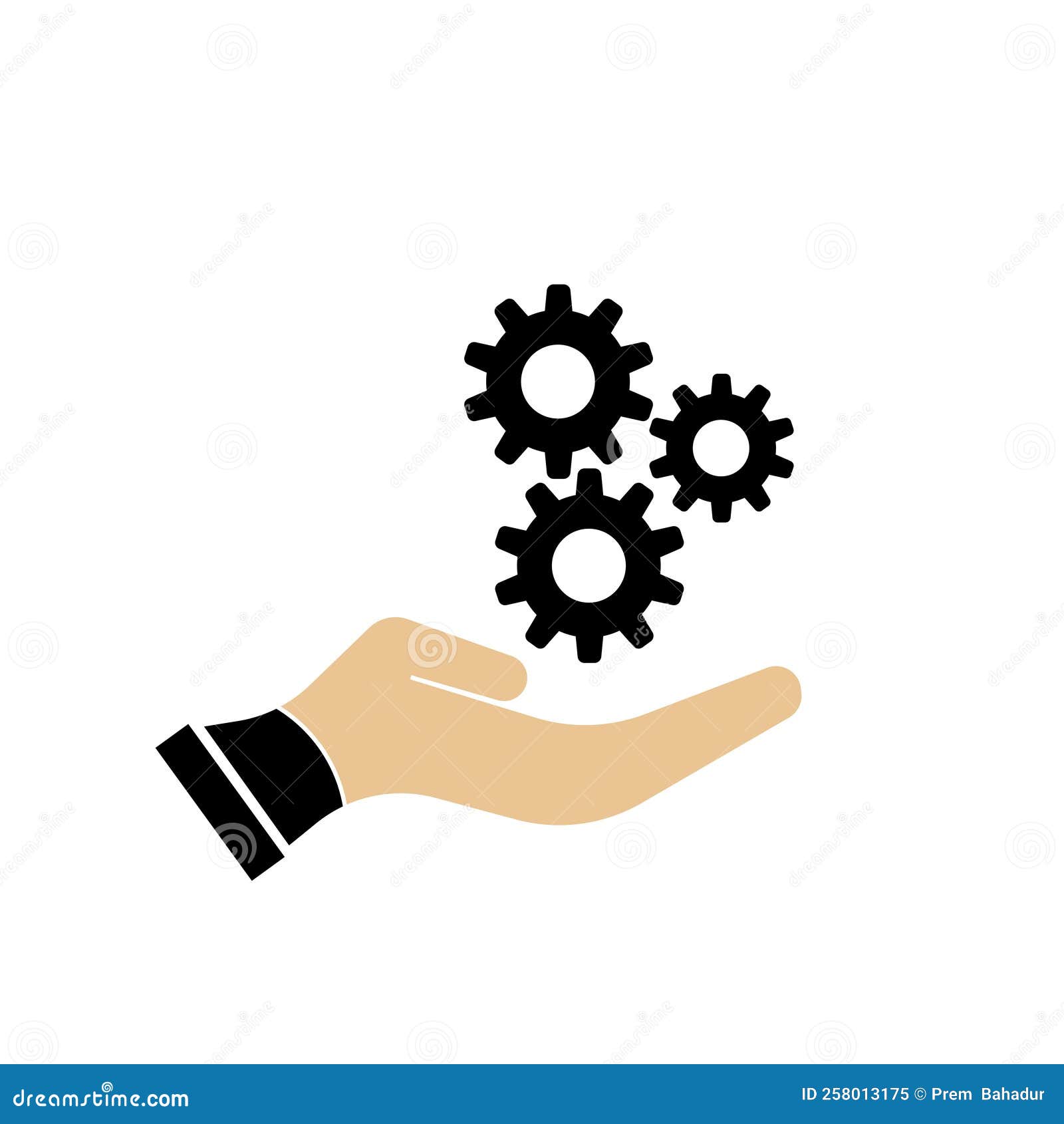 Installation and Support Icon, Flat Design Best Icon Stock Illustration ...