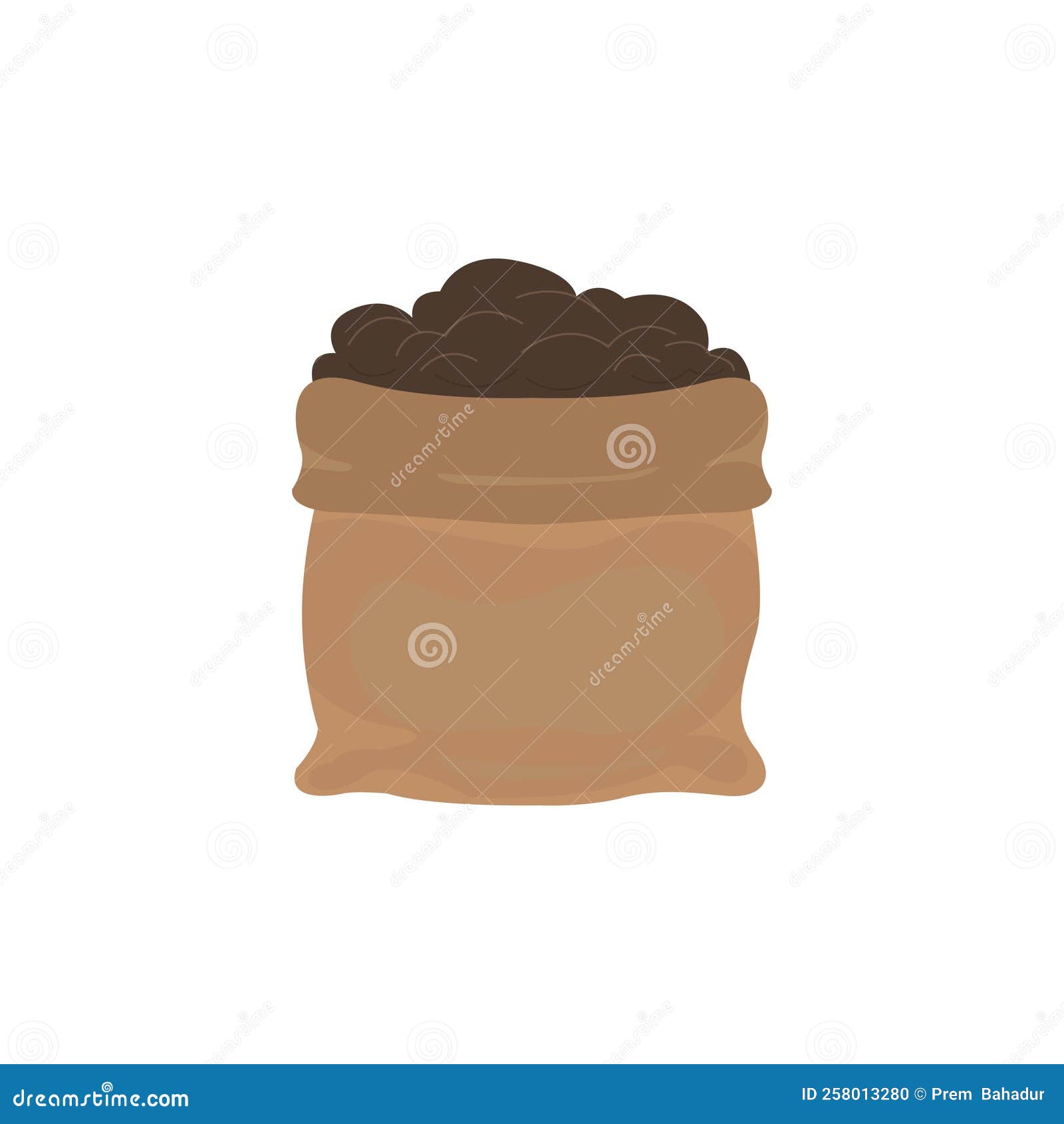 Pile Cocoa Powder Vector Illustration | CartoonDealer.com #100061762