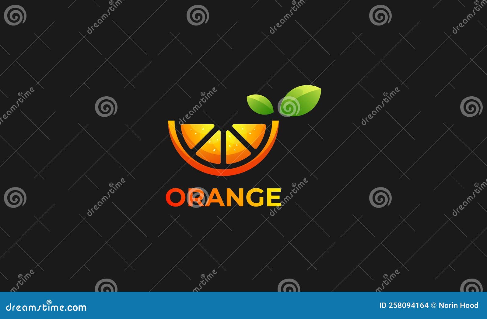 Orange Fruit Logo Design Vector Icon Illustration Design Stock ...