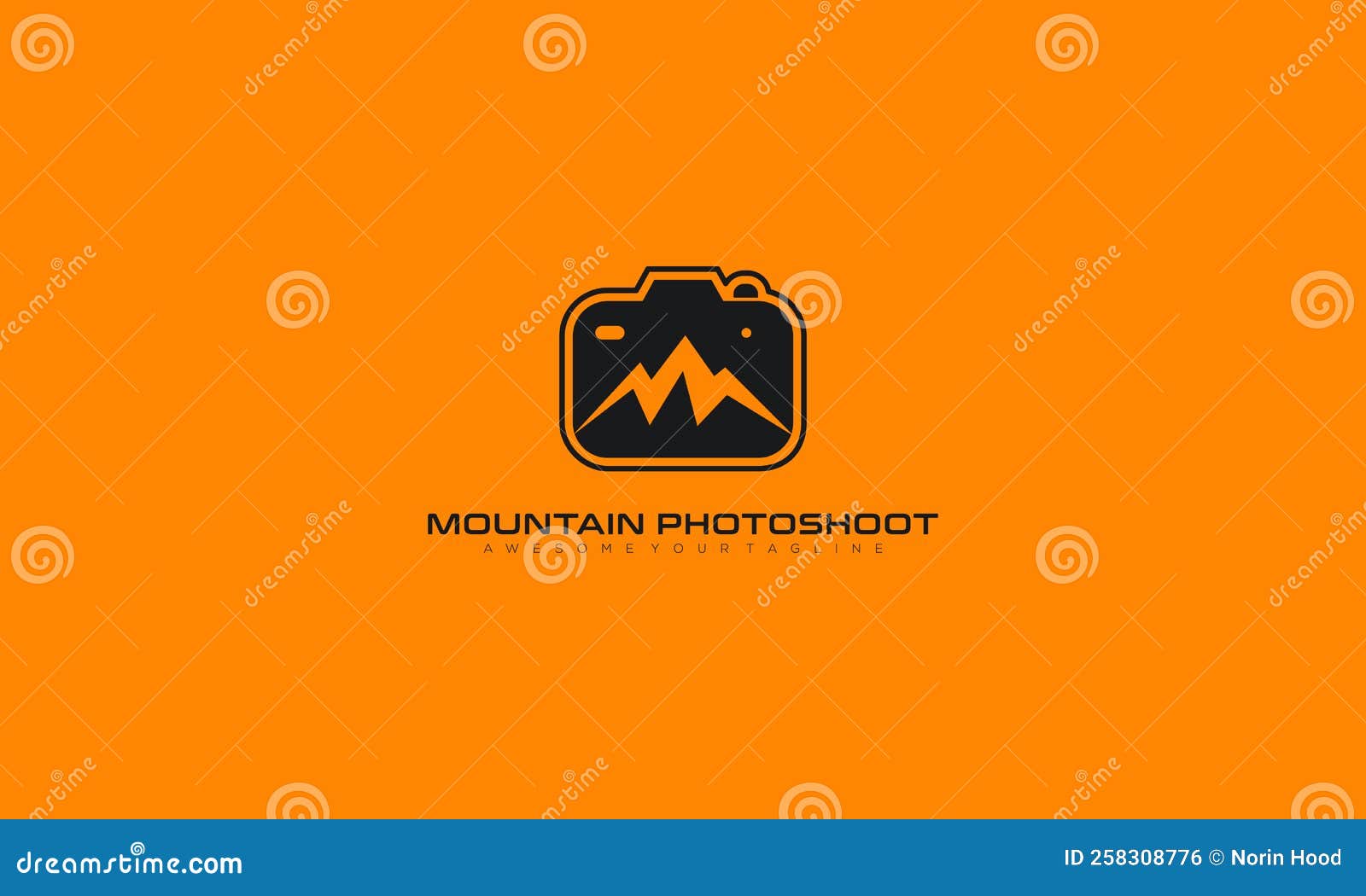 Modern Mountain Camera Logo Design Stock Illustration - Illustration of ...