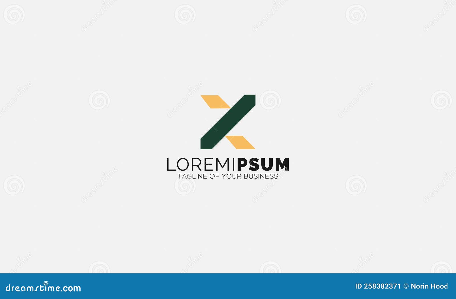 Logo Letter X Elements on this Template Stock Illustration ...