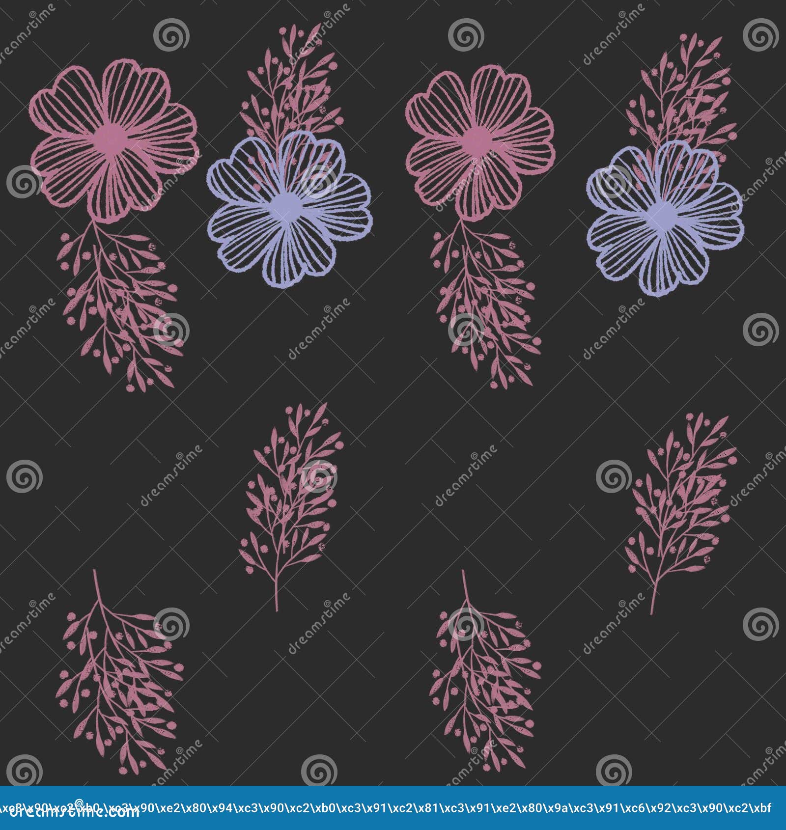 Pattern, Flower, Vector, Christmas, Floral, Illustration, Snowflake ...