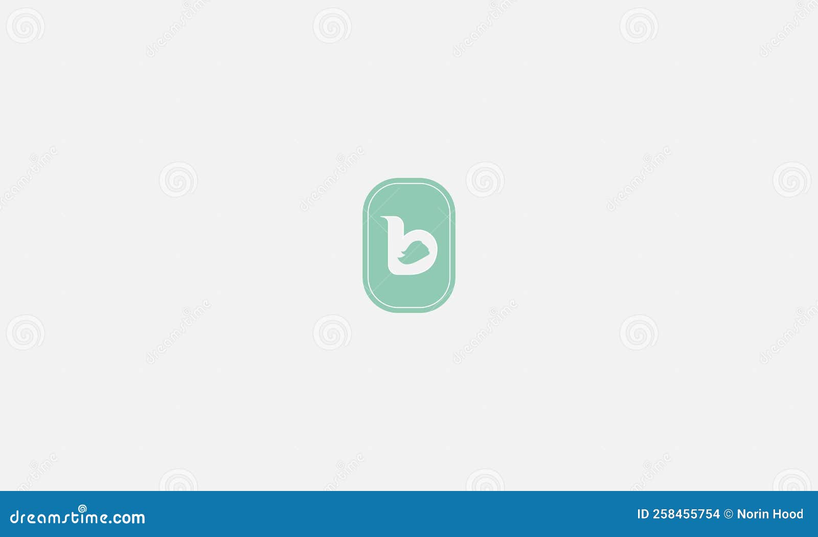 Letter B Beauty Logo Design Vector Icon Stock Illustration ...