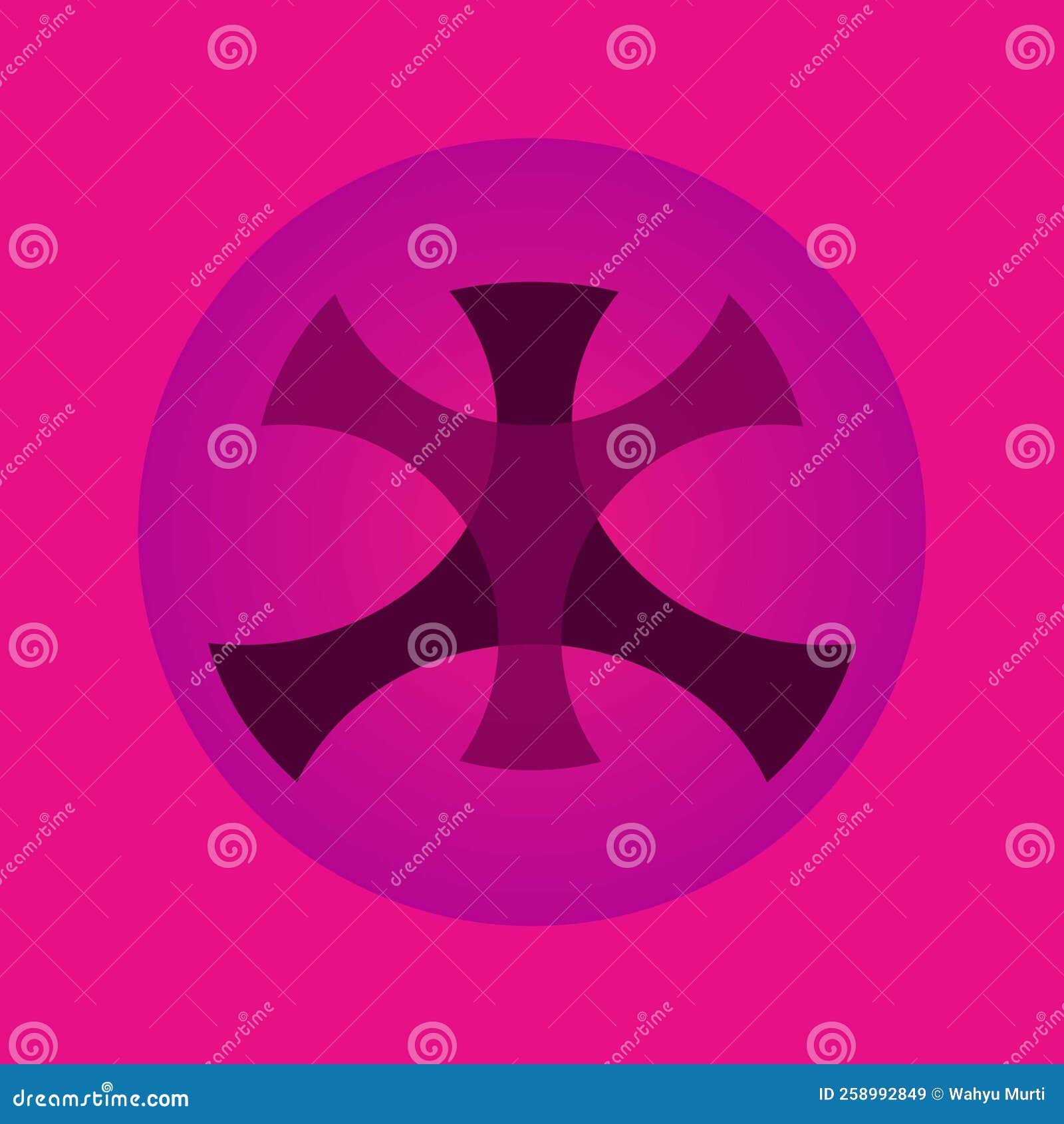 Flat Vector Design of Symbols Inside a Circle for Animation Logo Stock ...