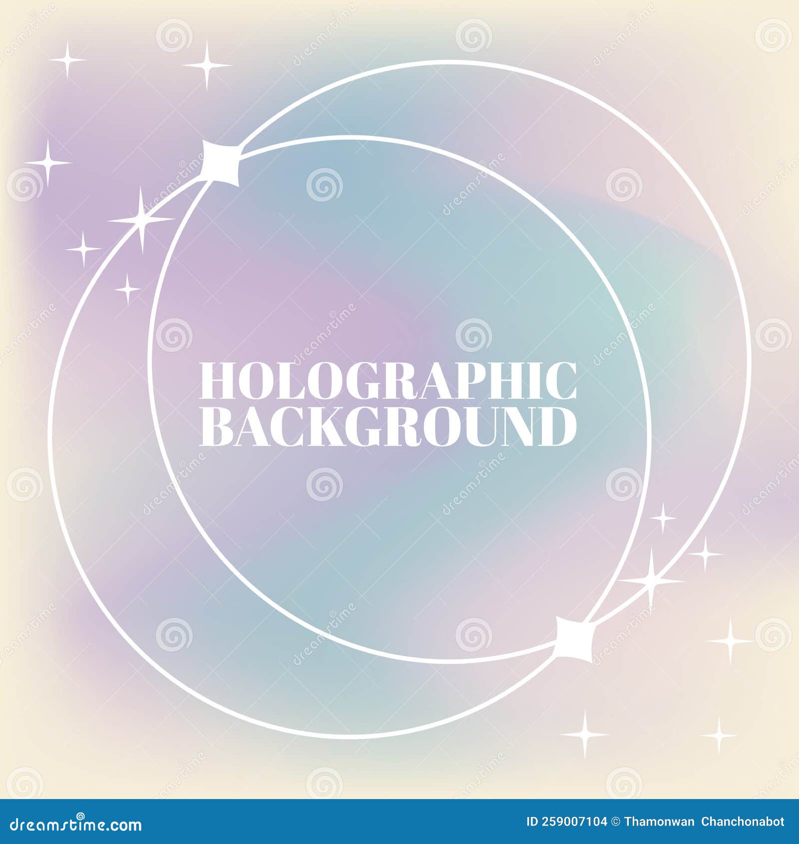 Holographic Background Vectors Design Stock Vector - Illustration of ...