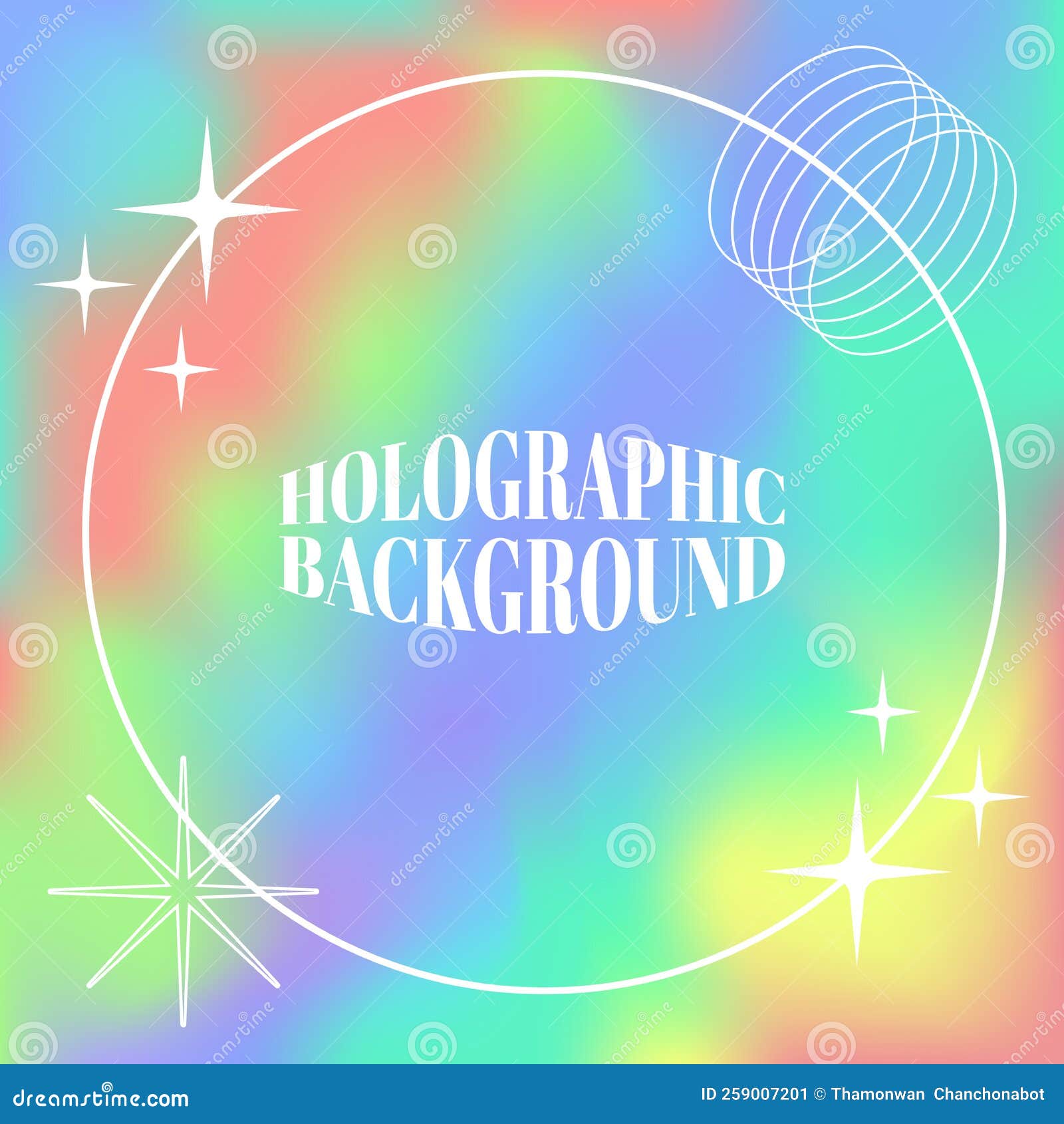Holographic Background Vectors Design Stock Vector - Illustration of ...