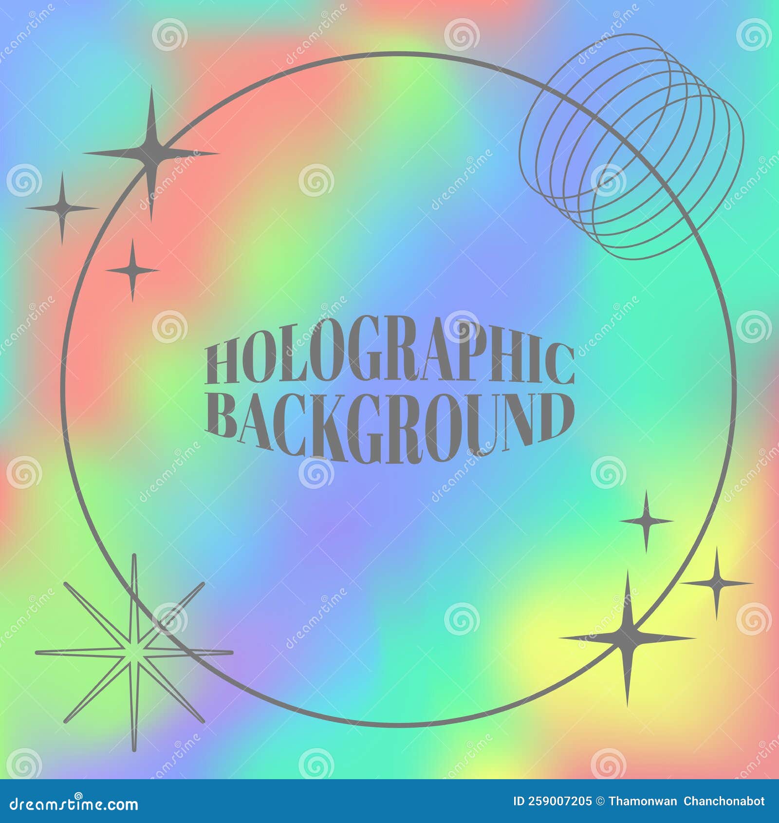 Holographic Background Vectors Design Stock Vector - Illustration of ...