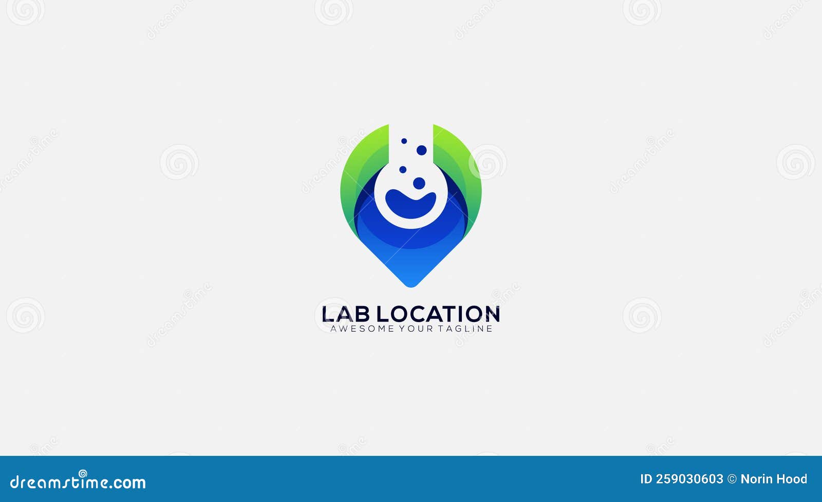 Laboratory Location Logo Design Vector and Illustration Stock ...