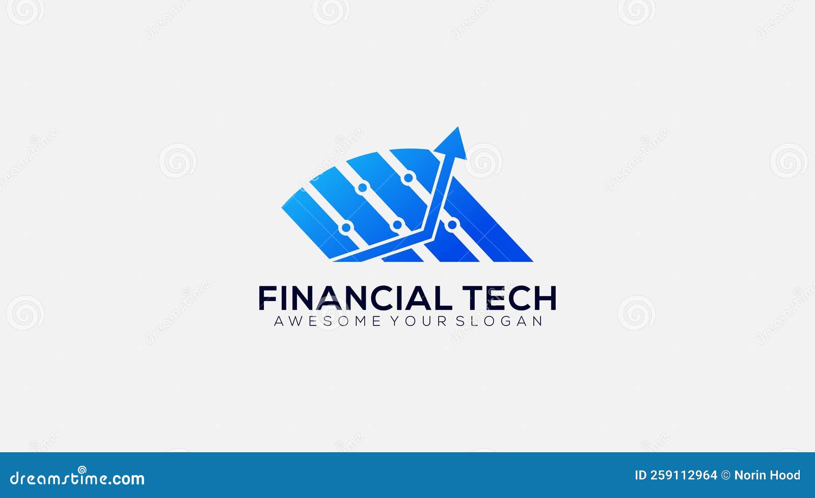 Financial Technology Logo Designs Template, Connecting Logo Symbol ...