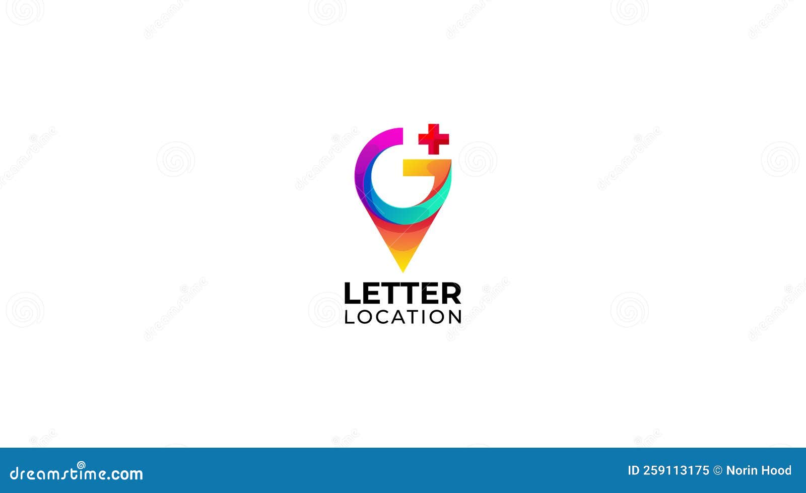 G Initial Location Logo Design Vector Symbol Stock Illustration ...