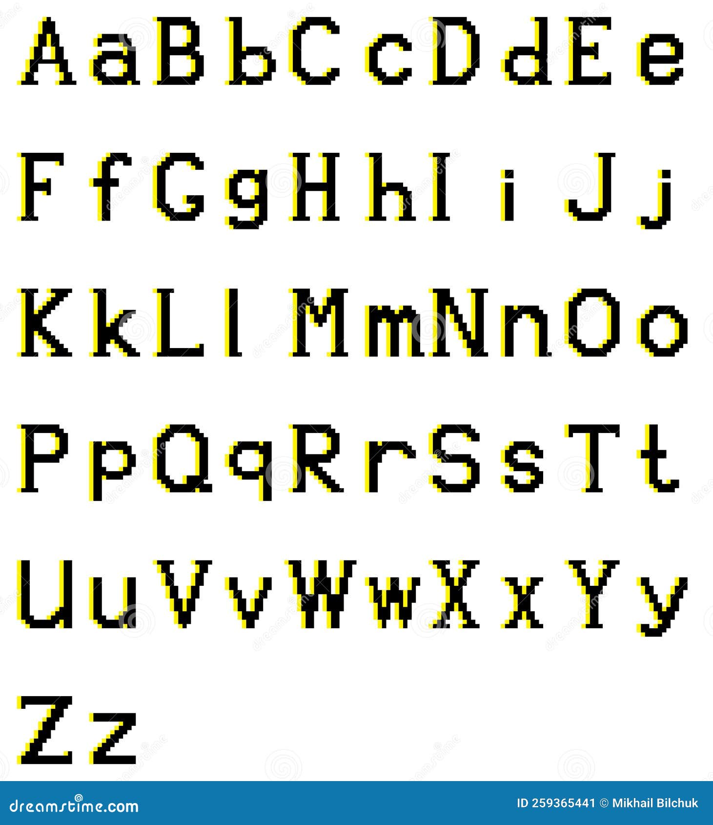 Pixel Letters 50 Collection Of Bitmap And Pixel Fonts | Naldz Graphics