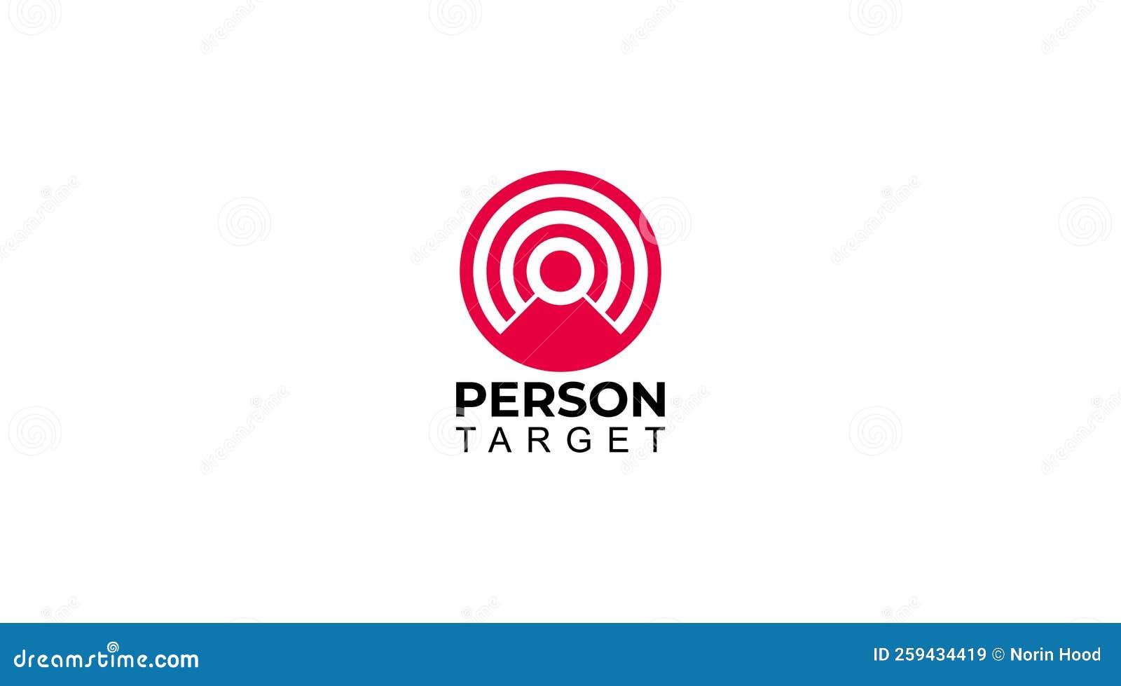 Creative Stylish Person Target Logo Design Vector Design Concept ...