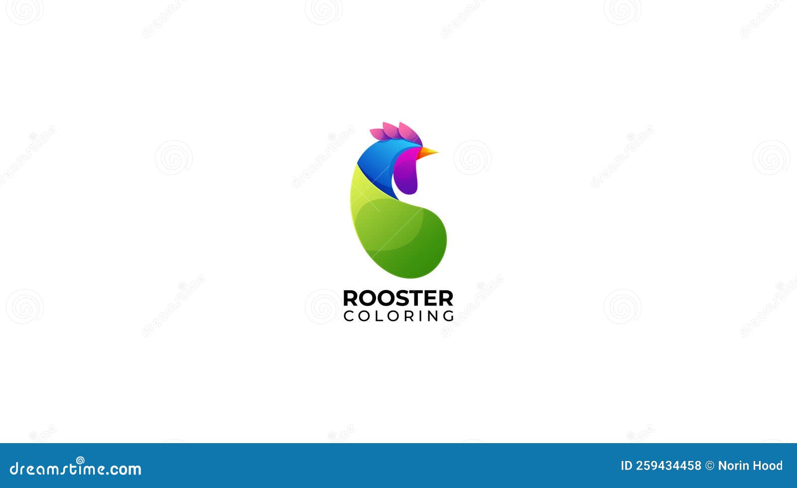 Modern Rooster Colorful Logo Design and Vector Template Stock ...