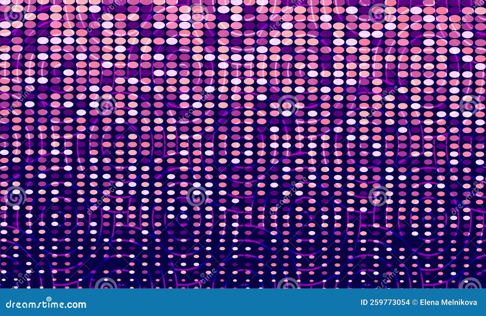 Seamless Pattern with Purple Sequins, Texture Stock Vector ...