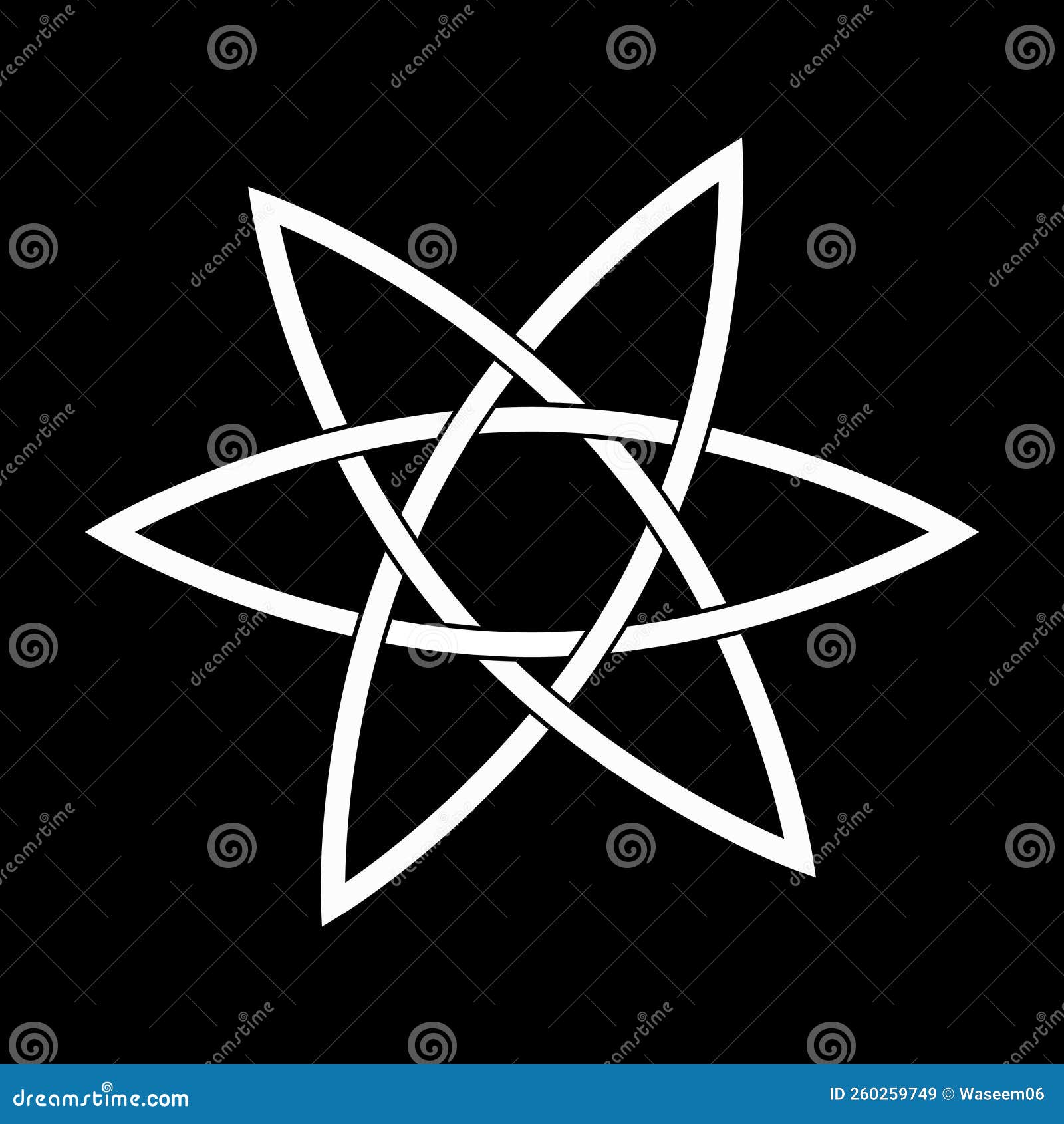 Complex Star Celtic Knot Vector Stock Vector - Illustration of icon ...