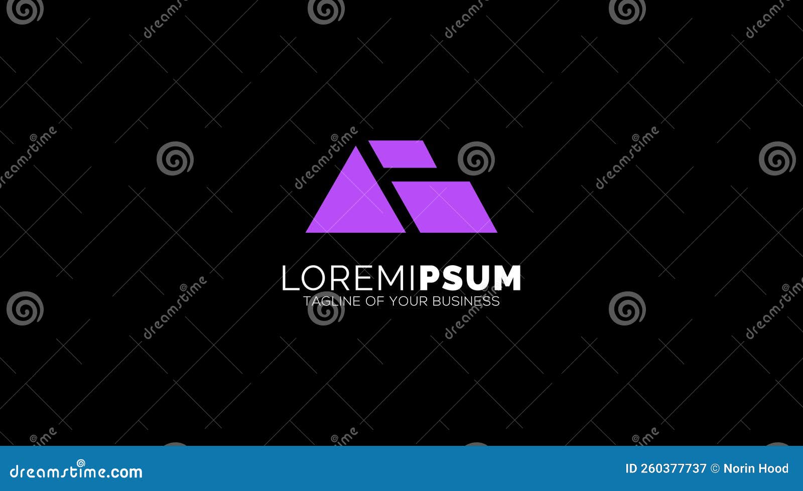Modern Letters AB, AB Logo Design Template Vector. Stock Vector ...