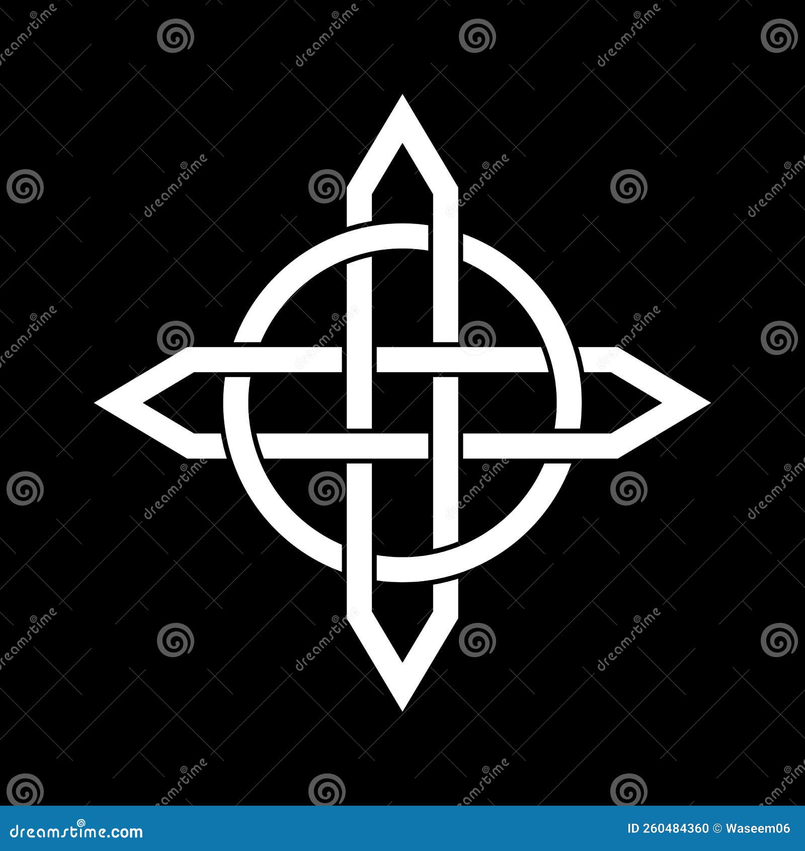 Complex Celtic Knot Logo Vector Stock Vector - Illustration of shape ...