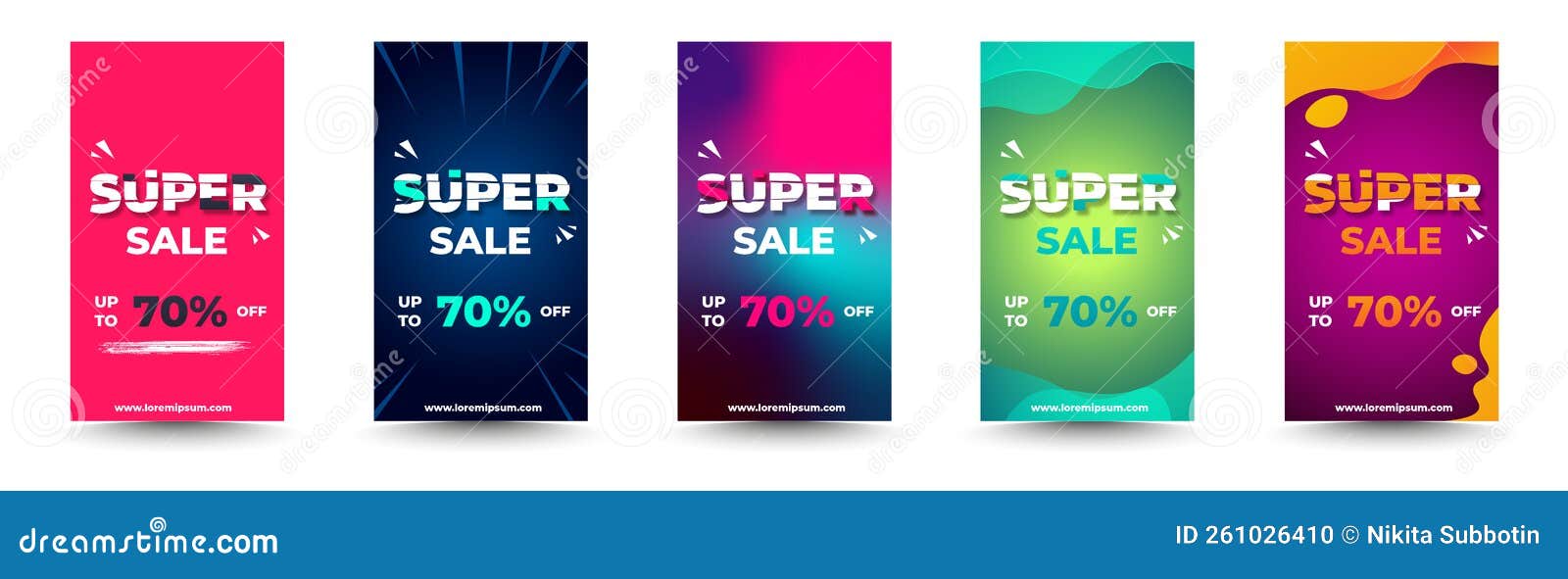 Sale Banner Set, Website Store Banner Templates. Screen Backdrop for ...