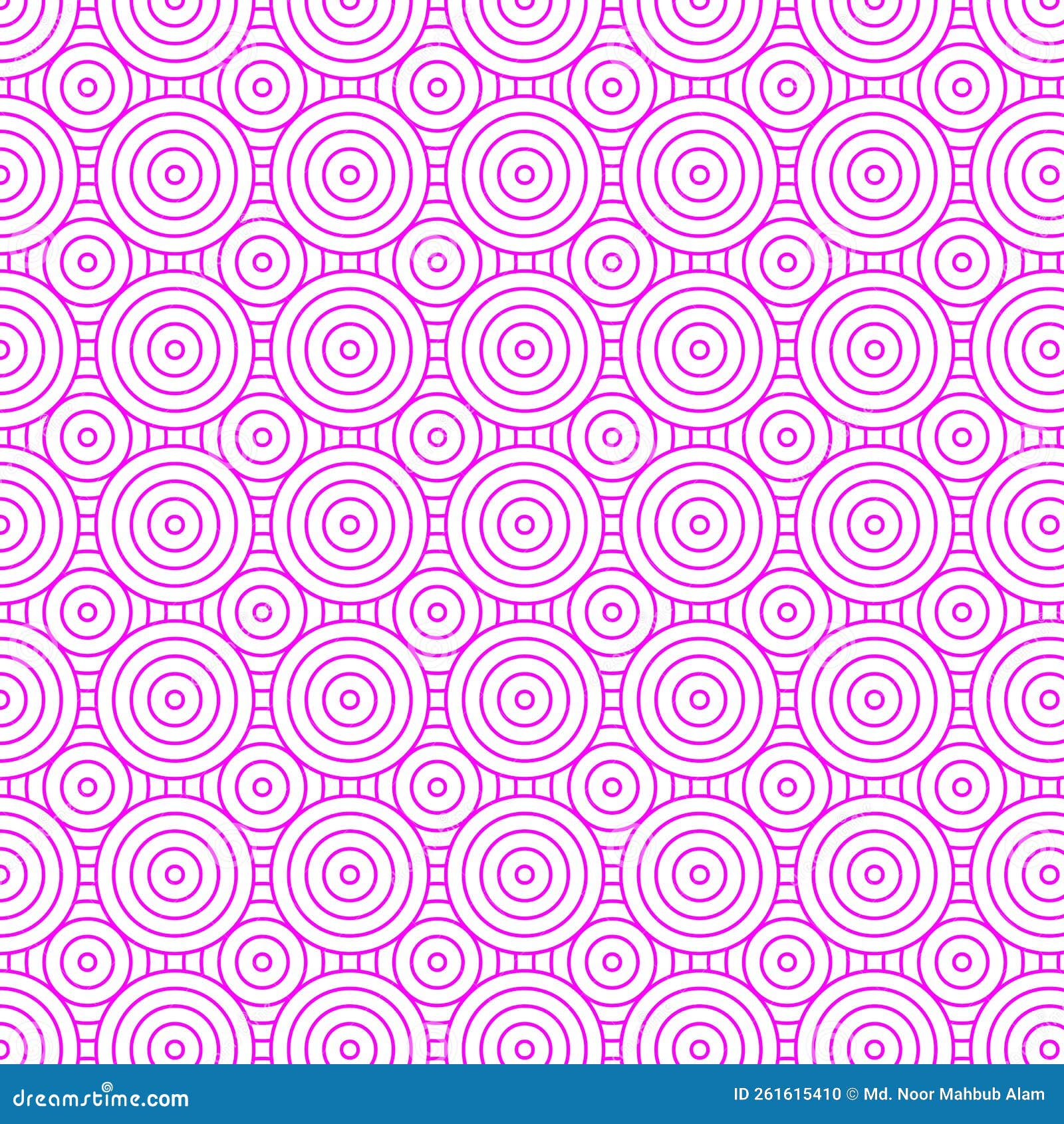 The Seamless Circle Pattern Design is in Vector Format. it is a ...