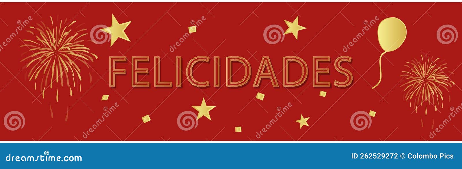 FELICIDADES Spanish Meaning Congratulations Stock Illustration ...