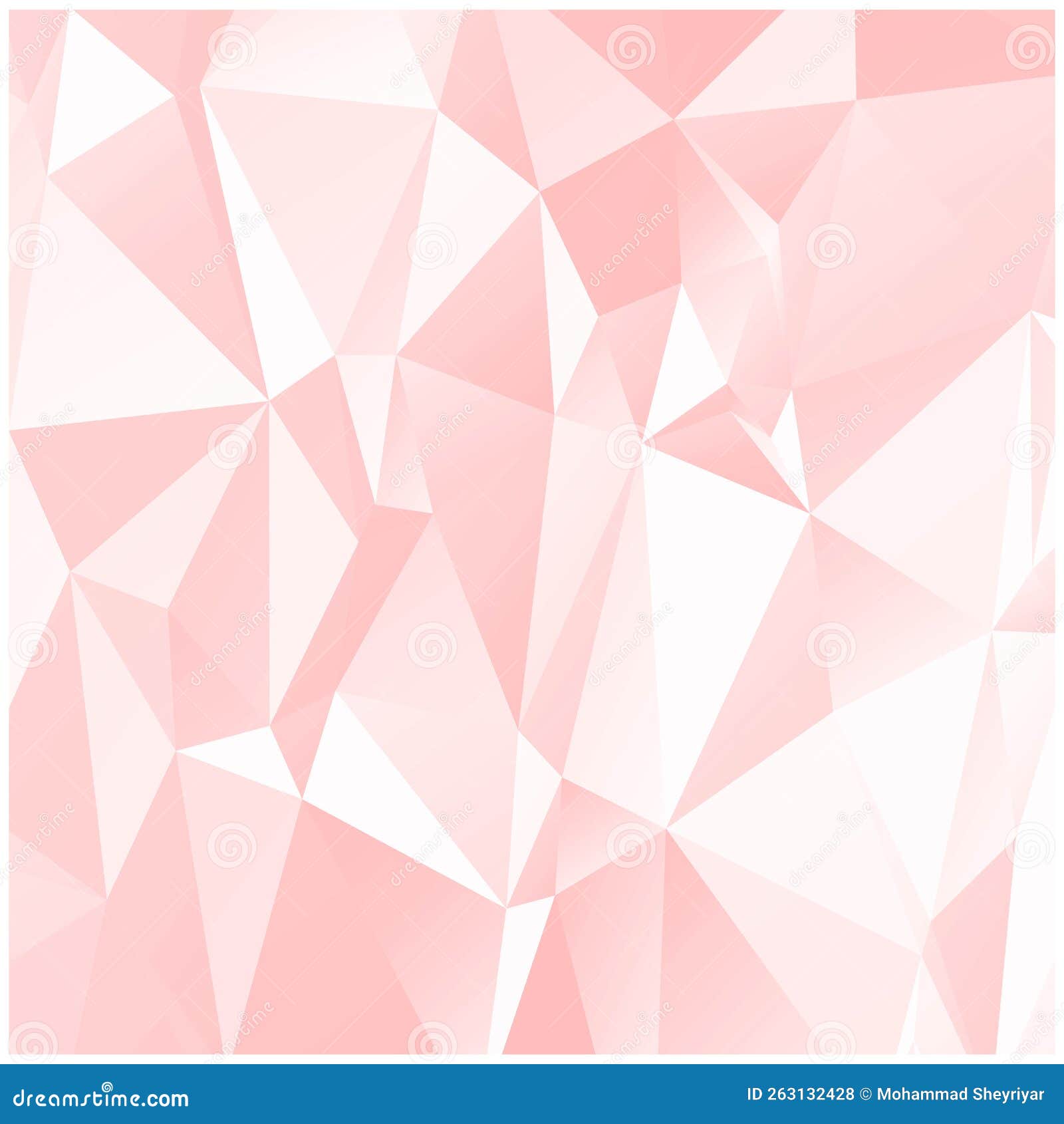 Pink Polymer Background, Geometric Design Stock Illustration ...