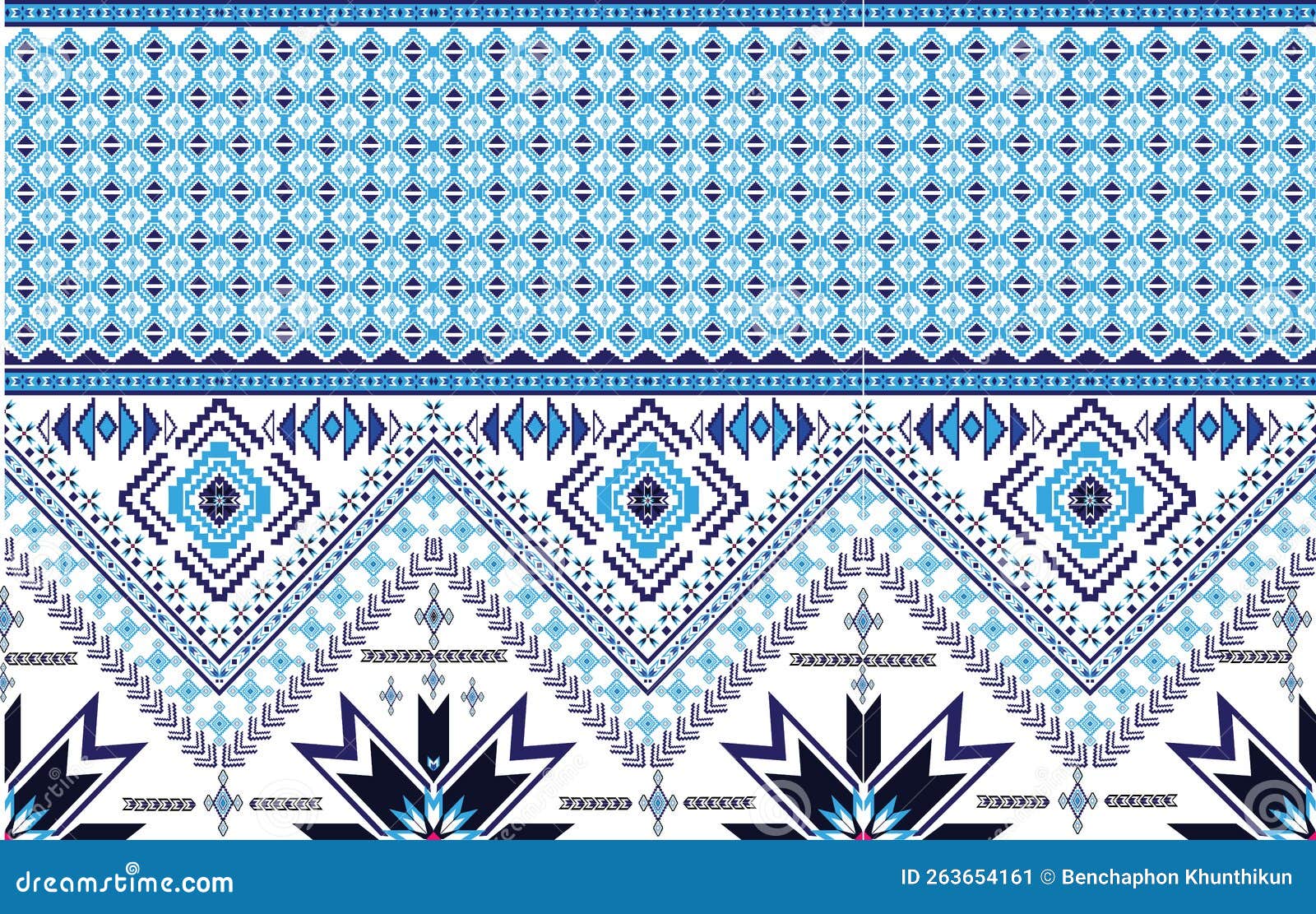 Art Blue Geomagnetic Abstract Wallpaper Background Vector Illustration ...