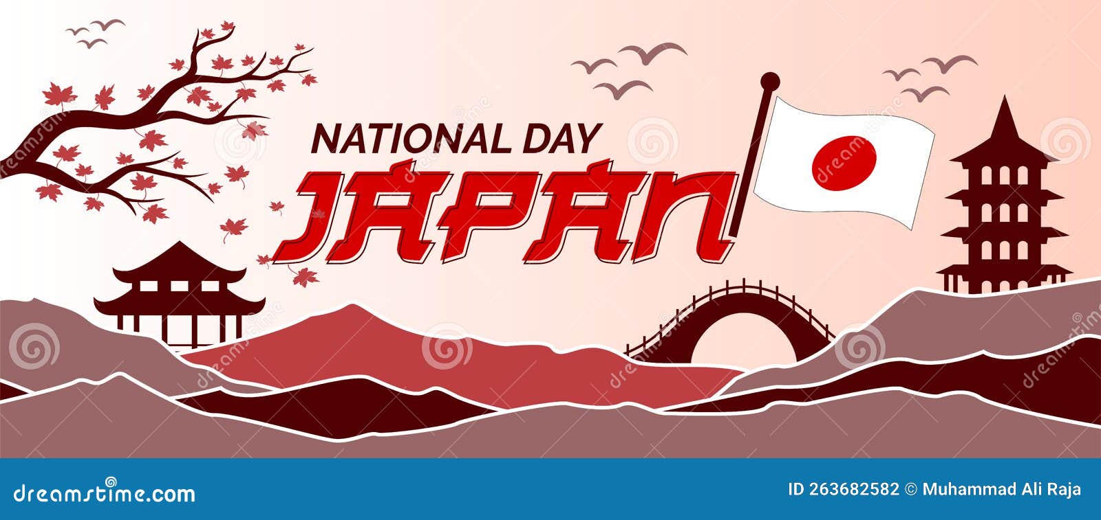 Japan National Foundation Day Banner for Independence Day 11 February ...