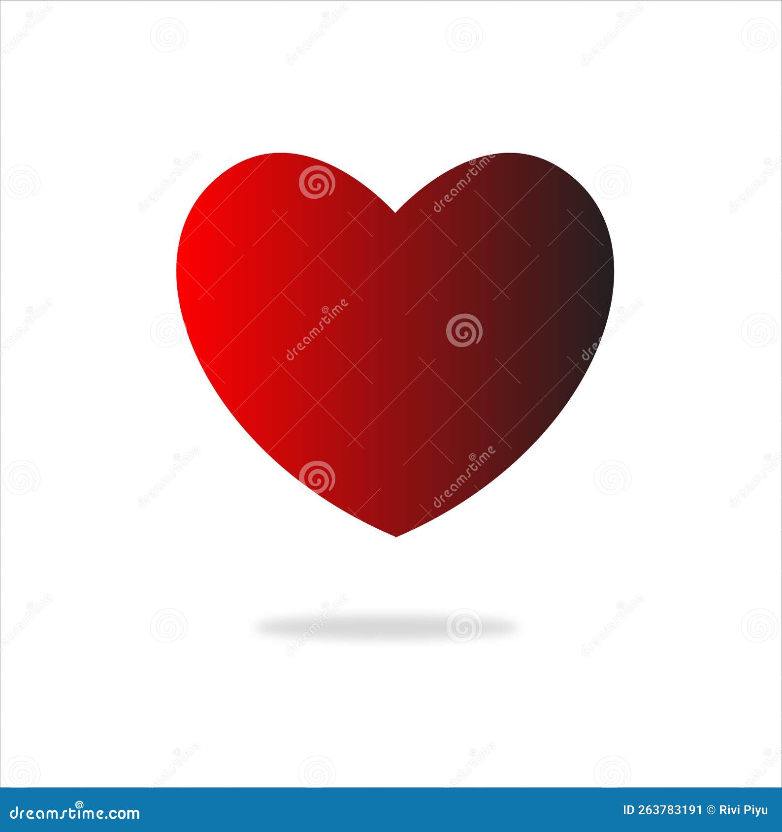 Heart Icon. Love Heart Red Color. Heart Shape Design for Love Symbols ...